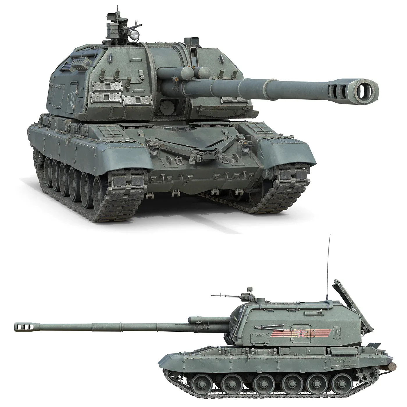 2S19 Msta-S tank - FlippedNormals