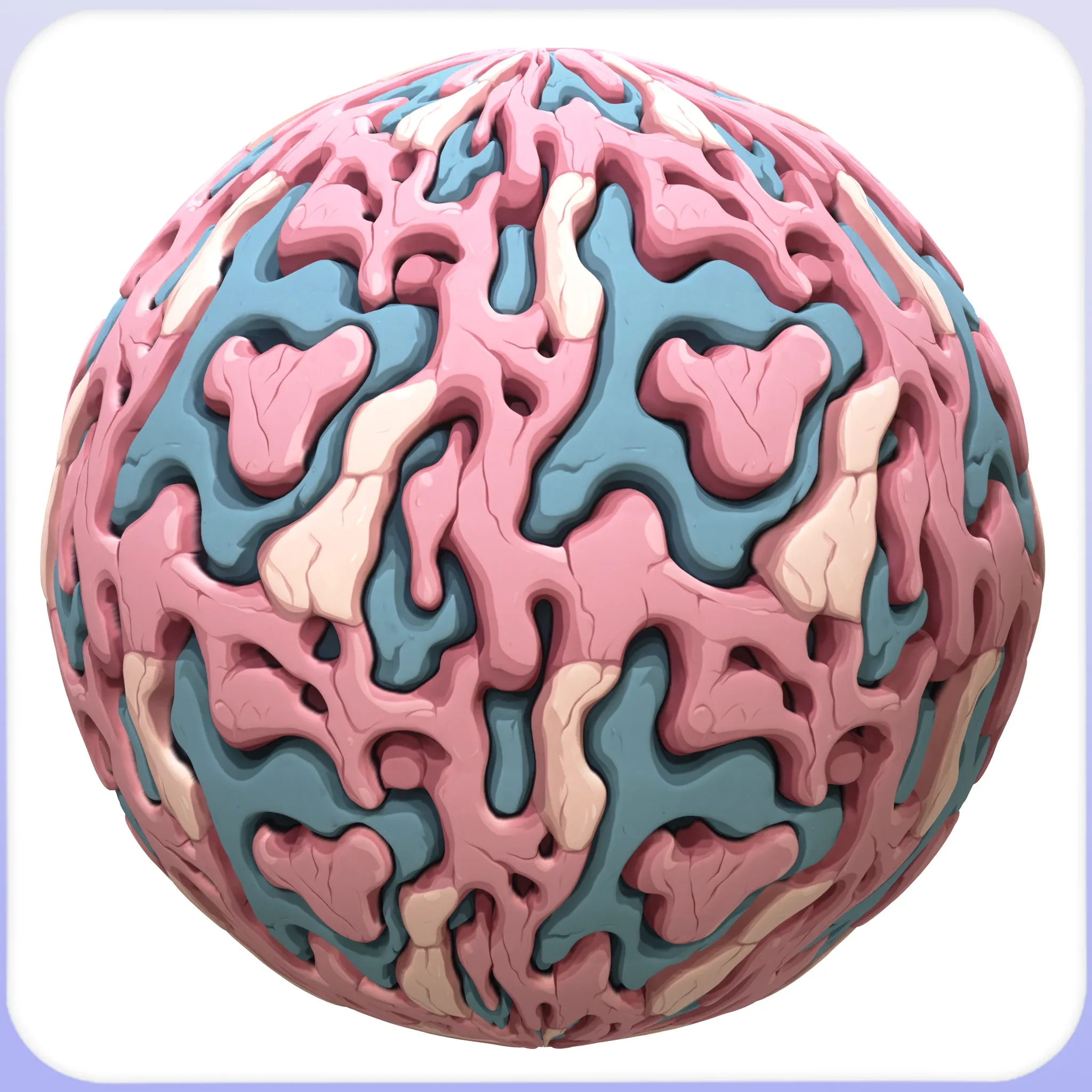 Stylized Alien Seamless Texture - FlippedNormals