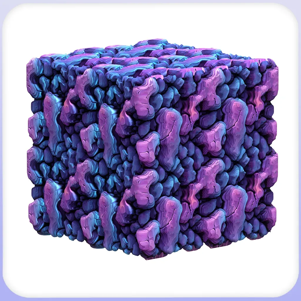 Stylized Alien Seamless Texture - FlippedNormals