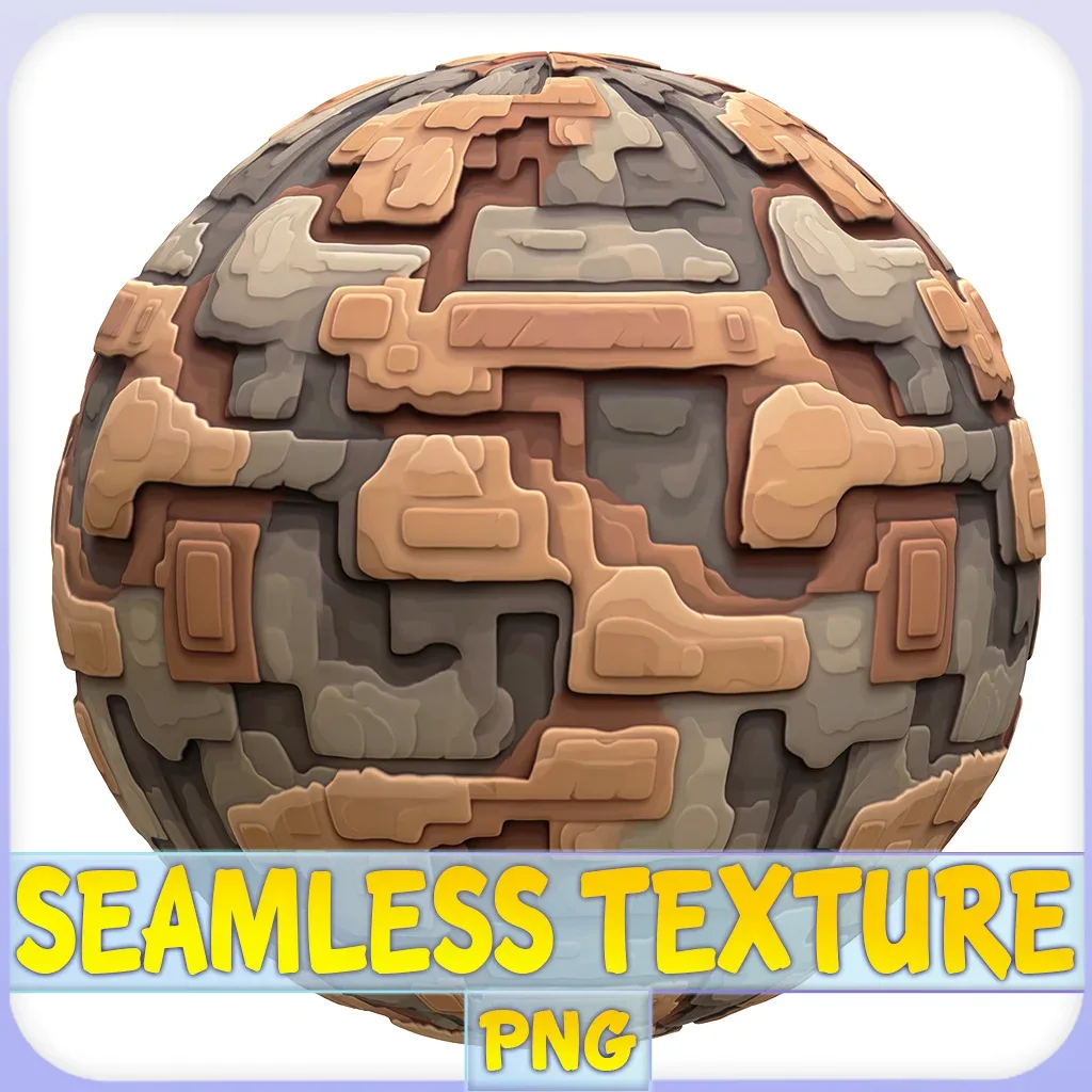 Stylized Alien Seamless Texture - FlippedNormals