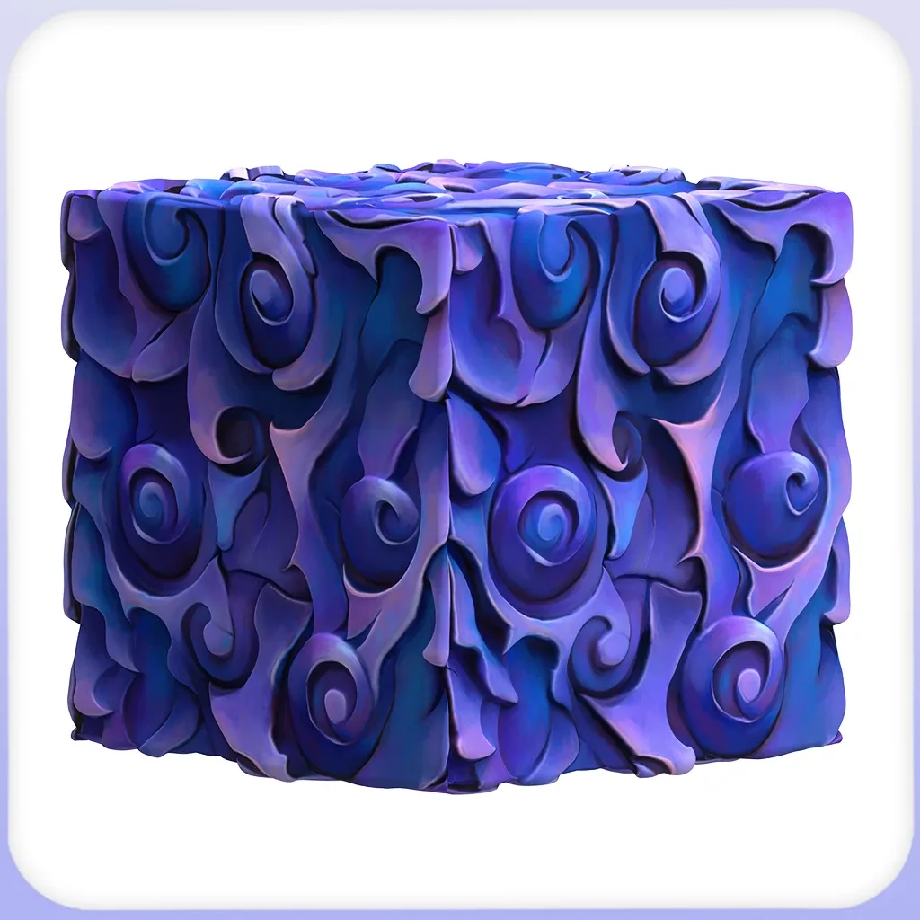 Stylized Alien Seamless Texture - FlippedNormals