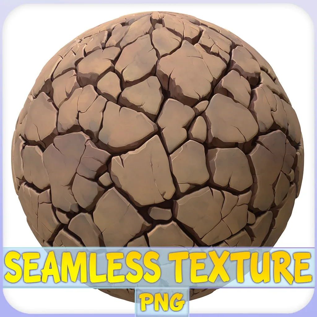 Stylized Ground Seamless Texture - FlippedNormals