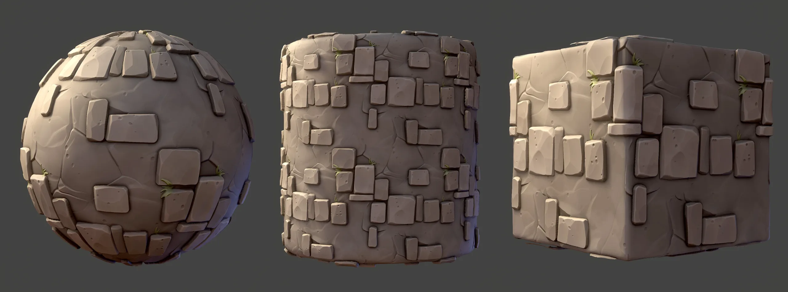 Stylized Bricks - Substance 3D - FlippedNormals