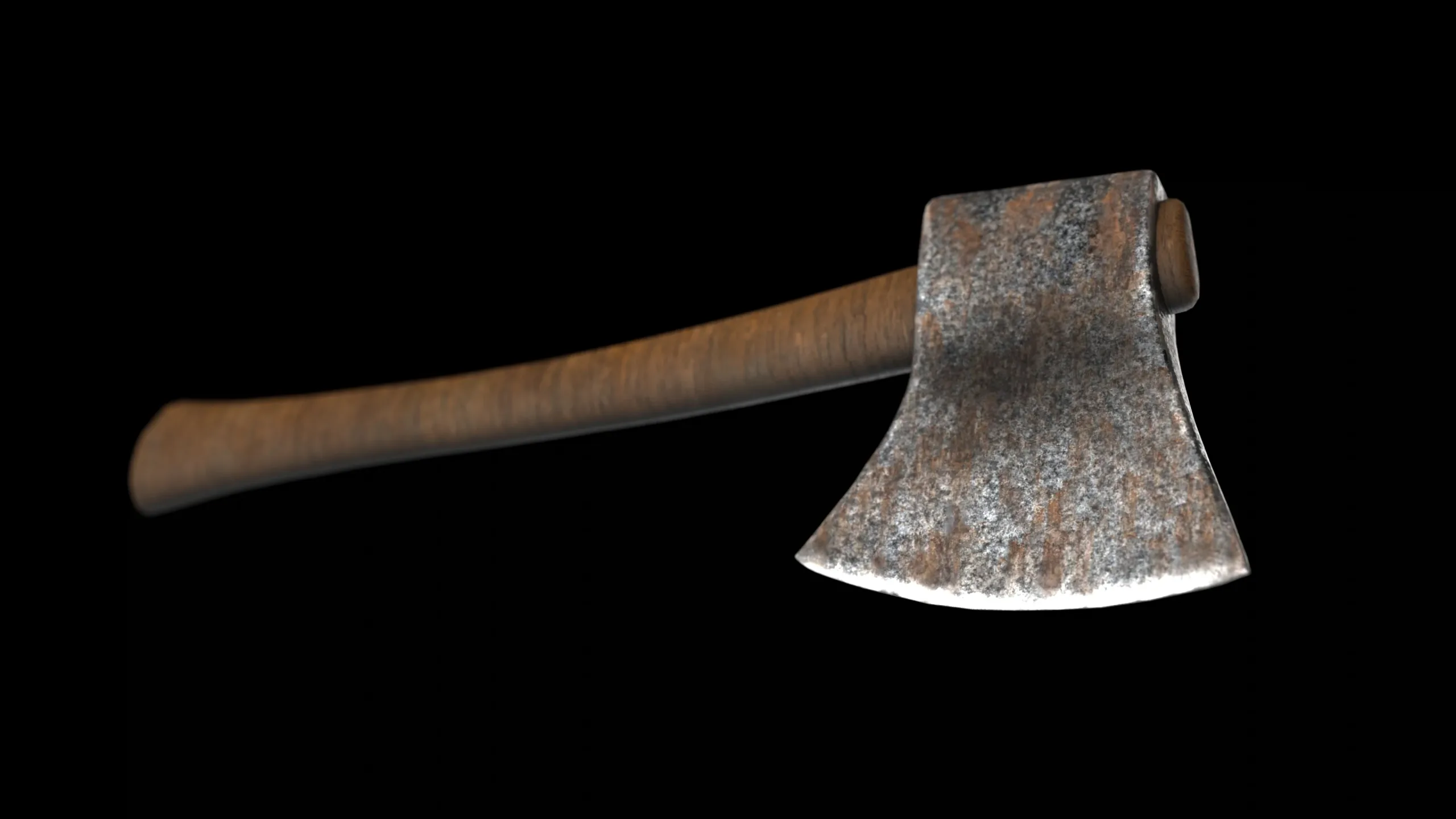 Rusty Axe 3D Model - FlippedNormals