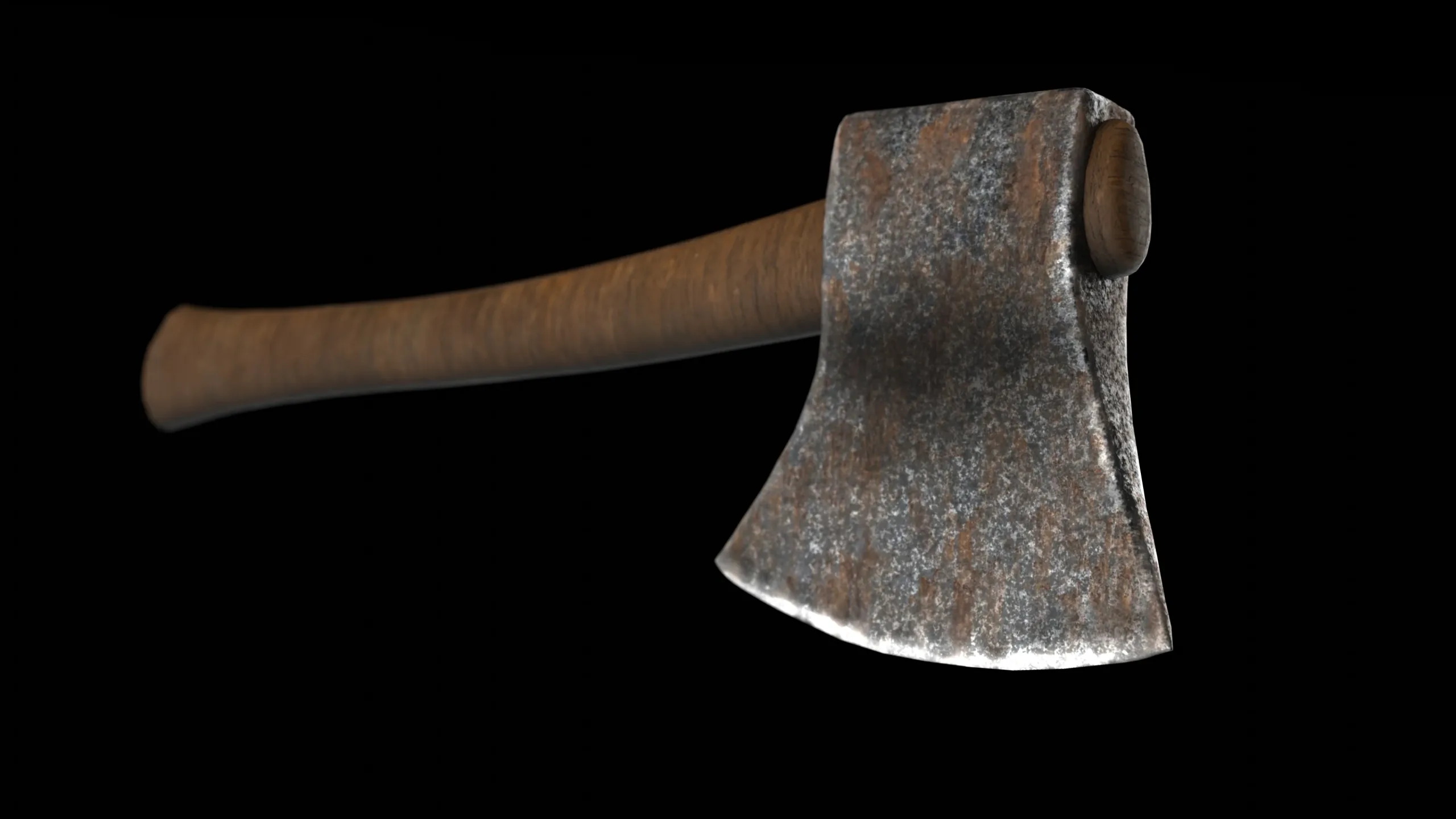 Rusty Axe 3D Model - FlippedNormals