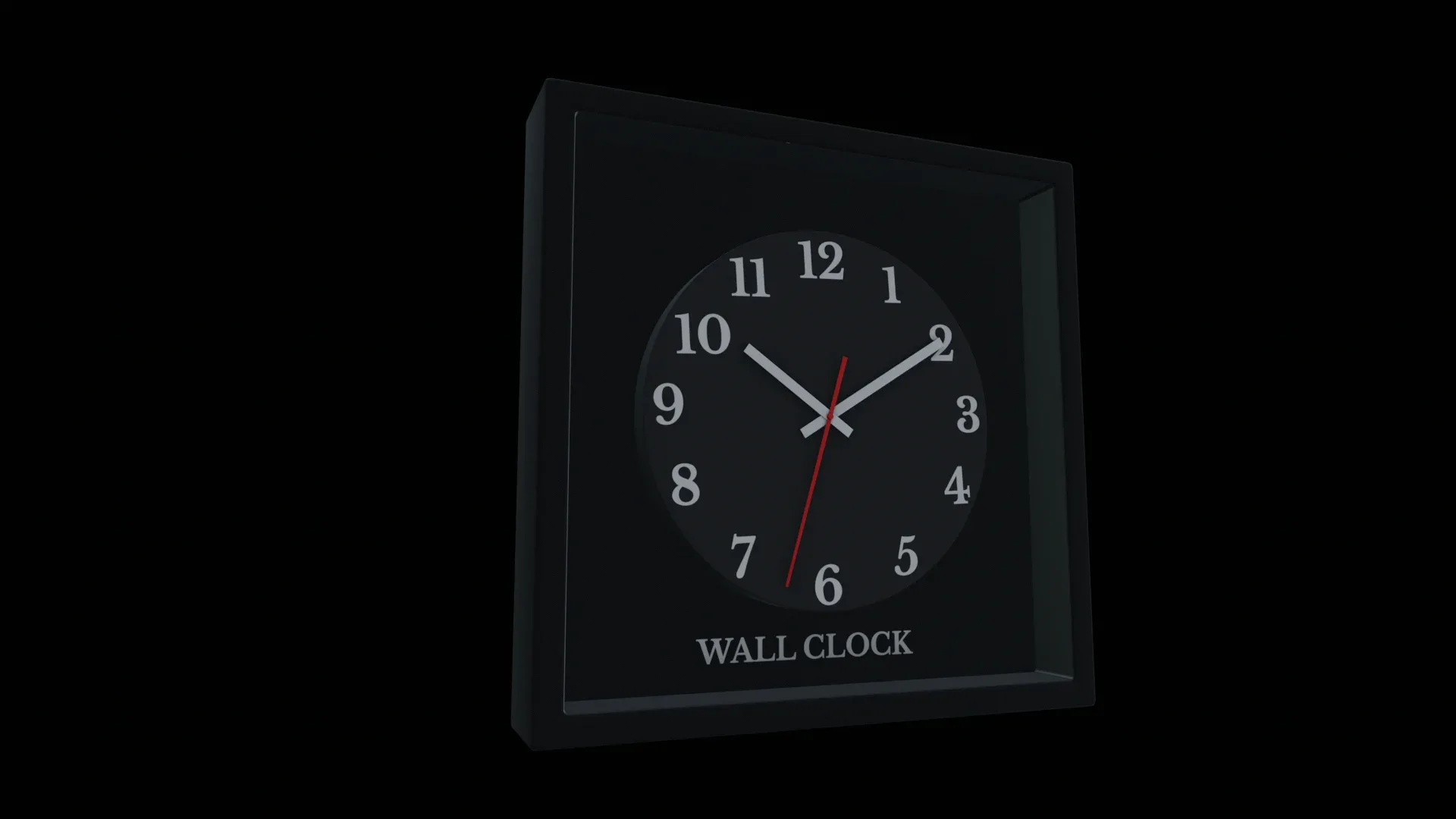 Home decorations Wall Clock Low-poly - FlippedNormals