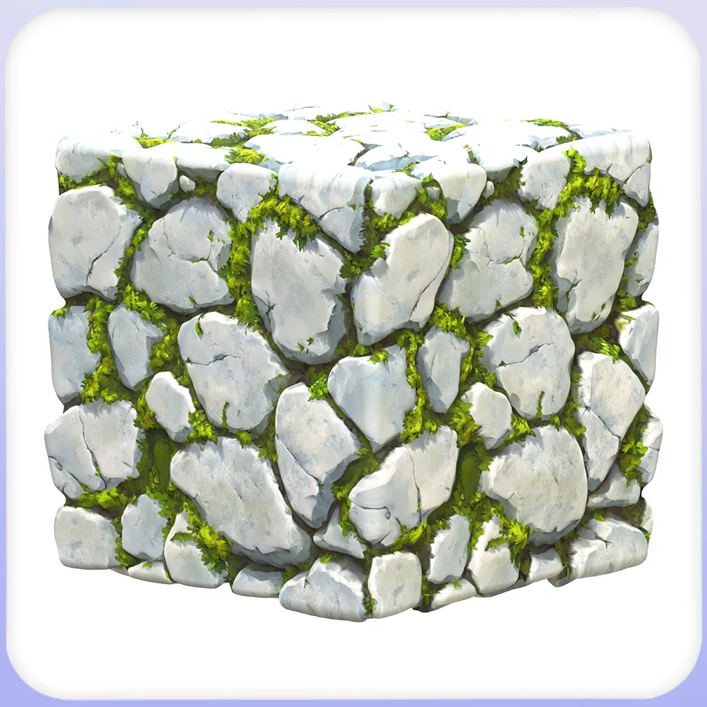 Stylized Stone Seamless Texture - FlippedNormals