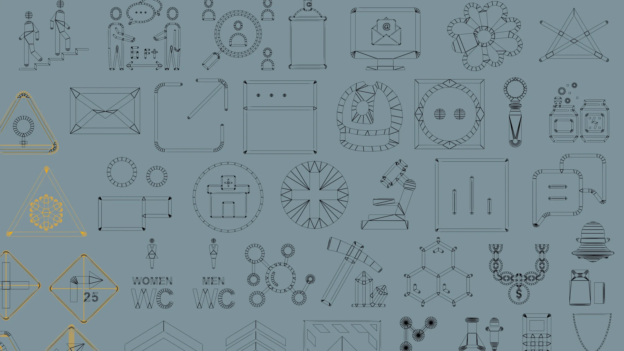 Polygon Decals 202 pieces - Collection - FlippedNormals