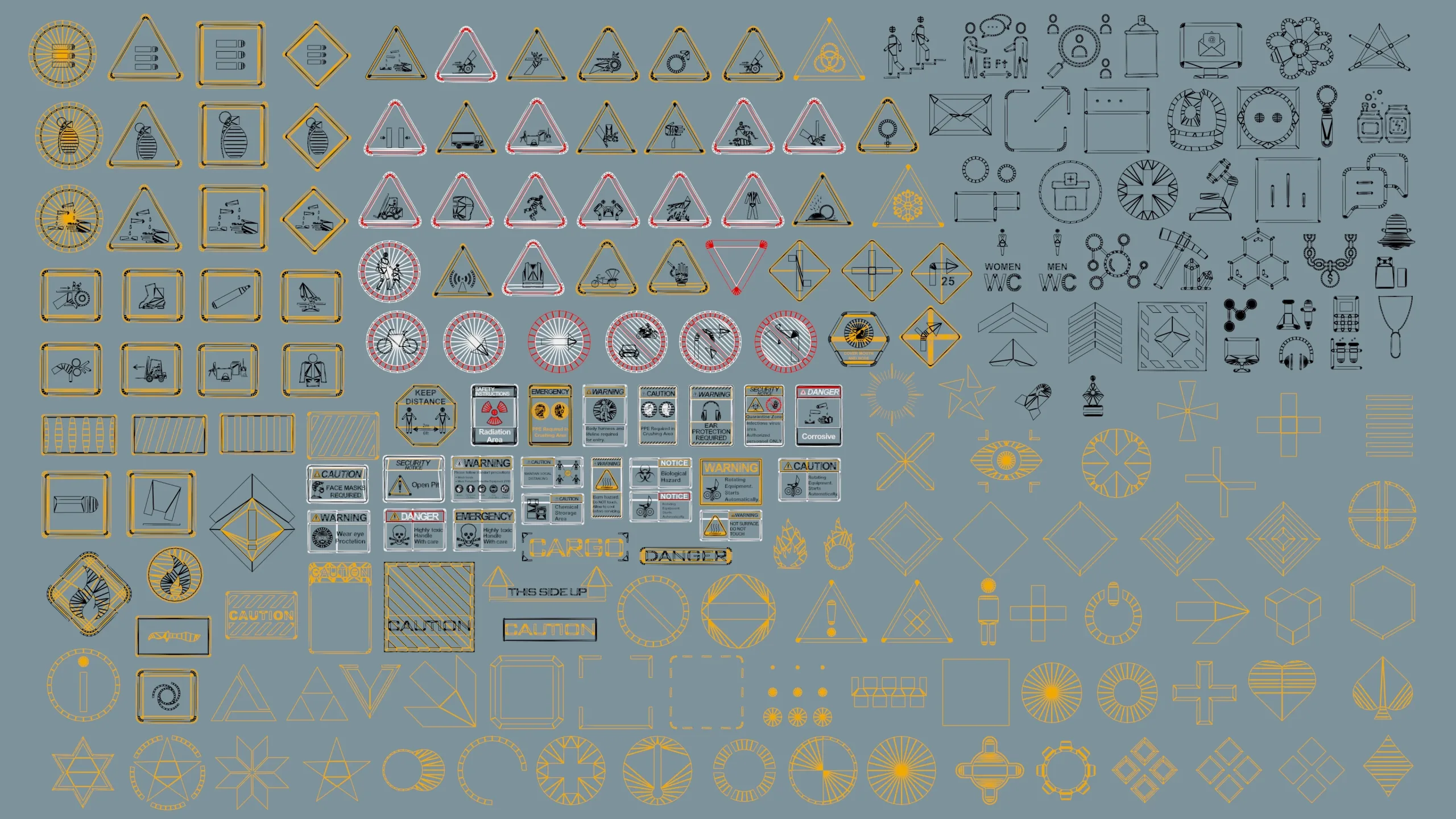 Polygon Decals 202 pieces - Collection - FlippedNormals