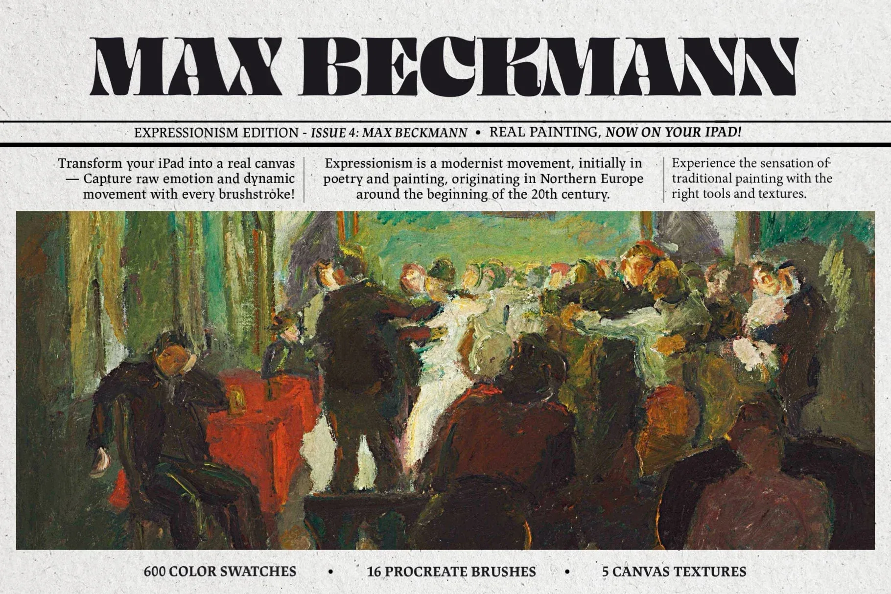 Max Beckmann Procreate Kit (Procreate - FlippedNormals