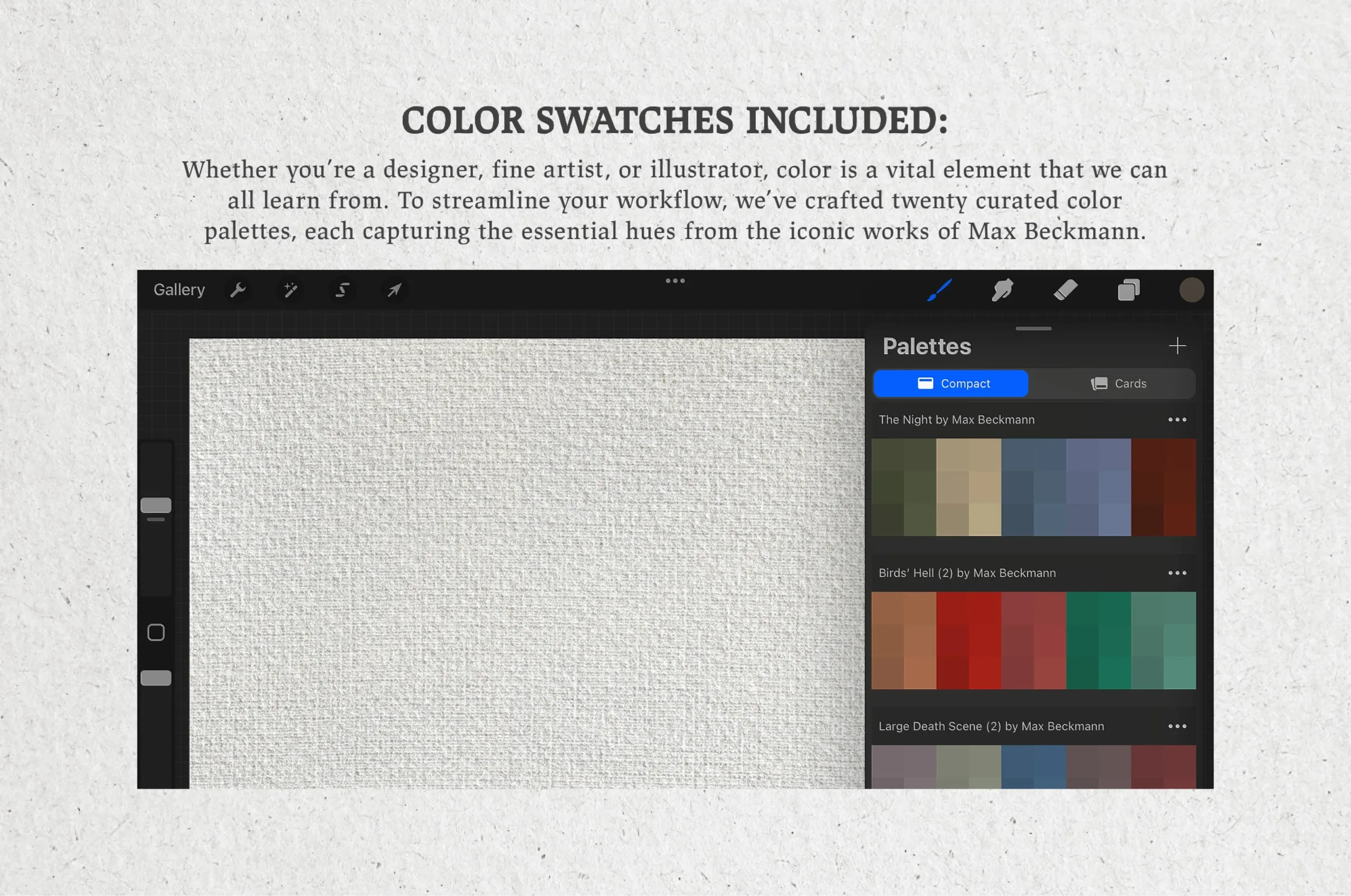 Max Beckmann Procreate Kit (Procreate - FlippedNormals
