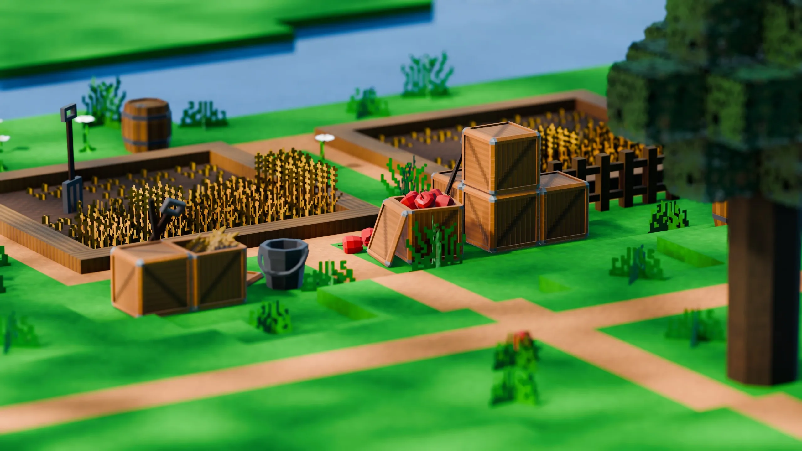 Pixel Farm (Modular Asset Pack) - FlippedNormals