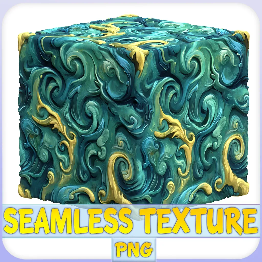 Stylized Water Seamless Texture - FlippedNormals