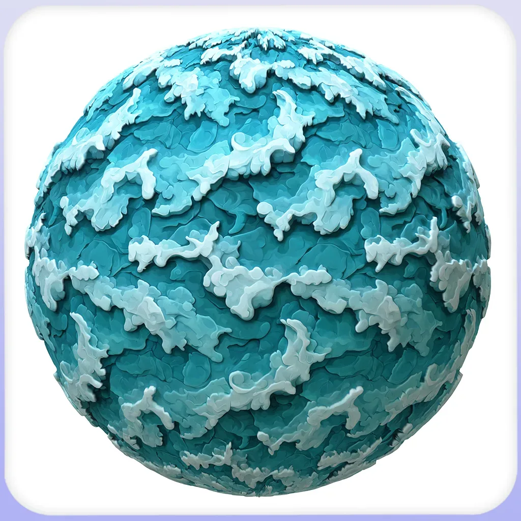 Stylized Water Seamless Texture - FlippedNormals