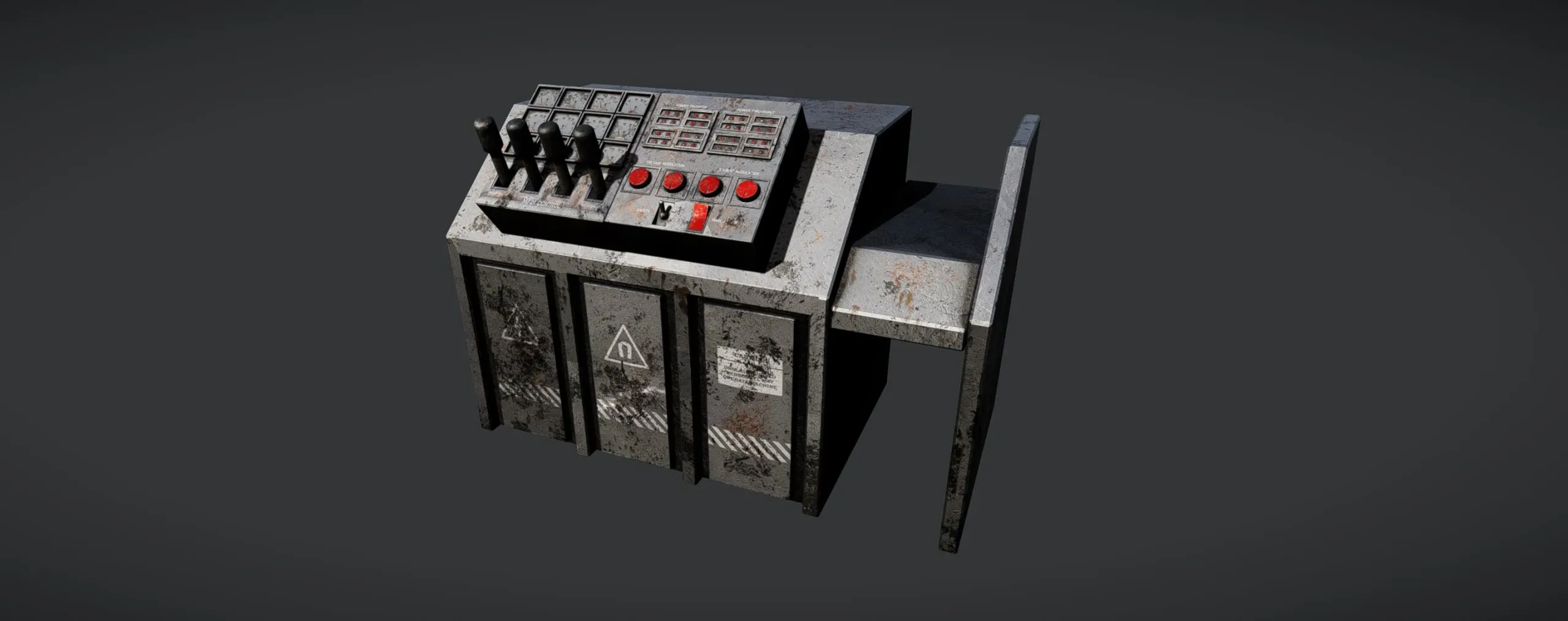 Console - 8K PBR - FlippedNormals