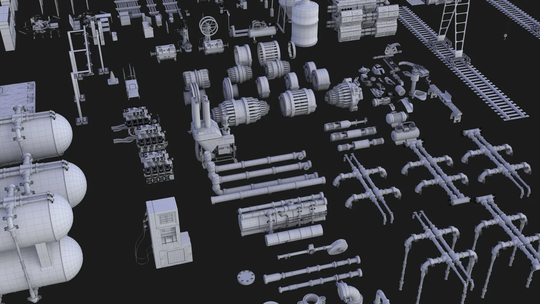 Industrial Kitbash - 200+ Models - FlippedNormals Industrial Kitbash - 200+ Models - FlippedNormals