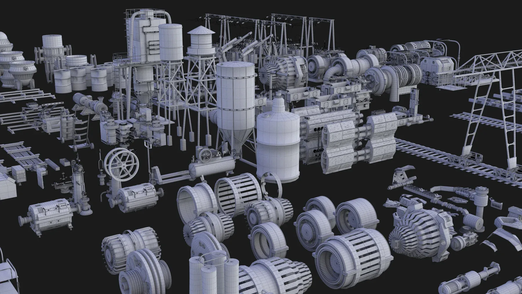 Industrial Kitbash - 200+ Models - FlippedNormals Industrial Kitbash - 200+ Models - FlippedNormals