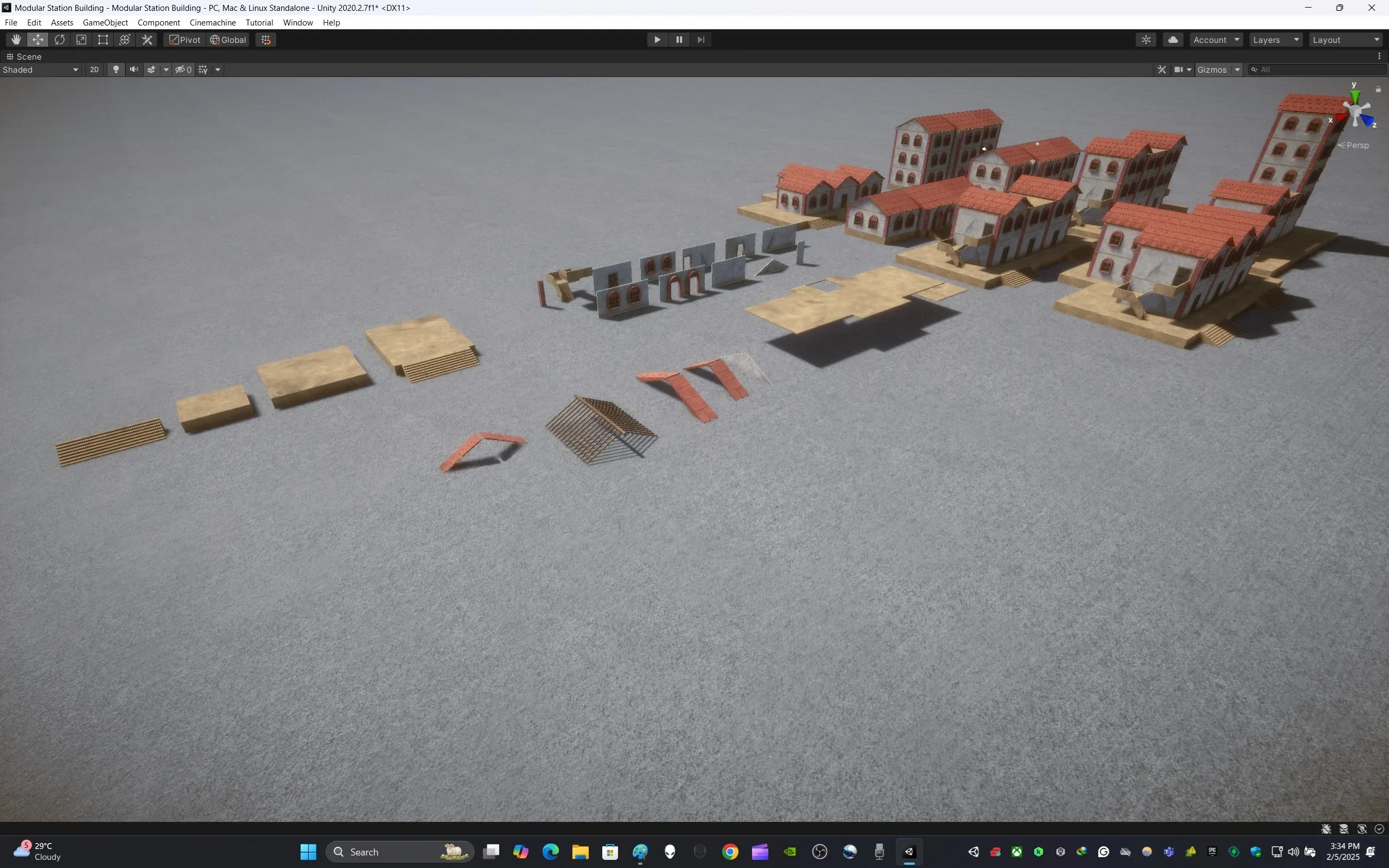 Modular Station Buildings - FlippedNormals