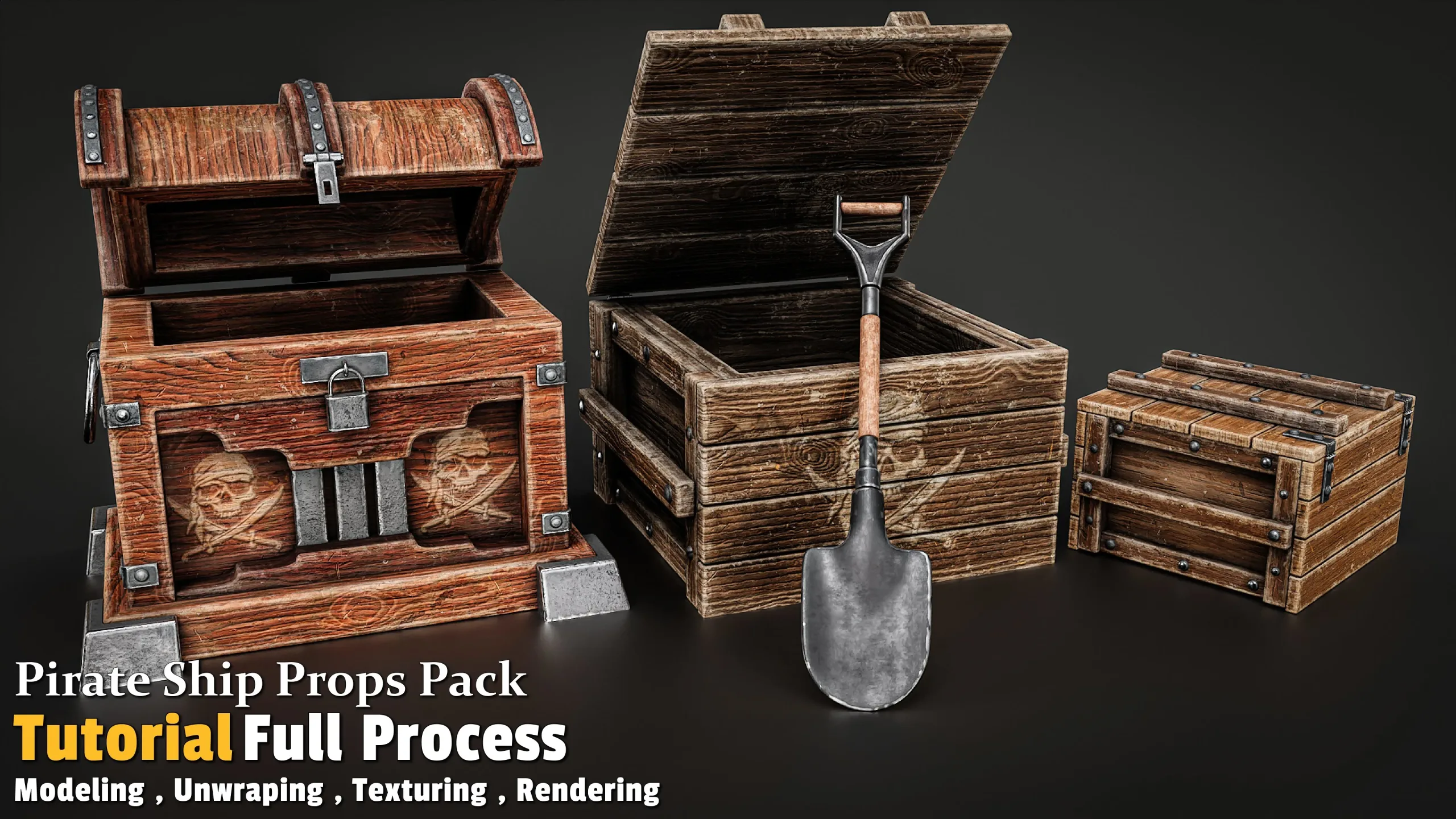Pirate Ship Props / Full Tutorial - FlippedNormals