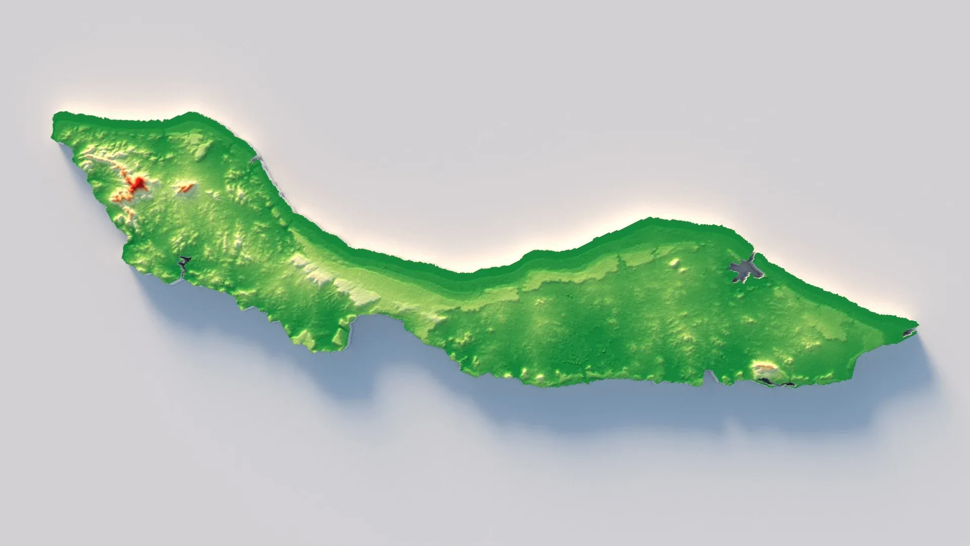 Curacao Korsou Terrain Map - FlippedNormals