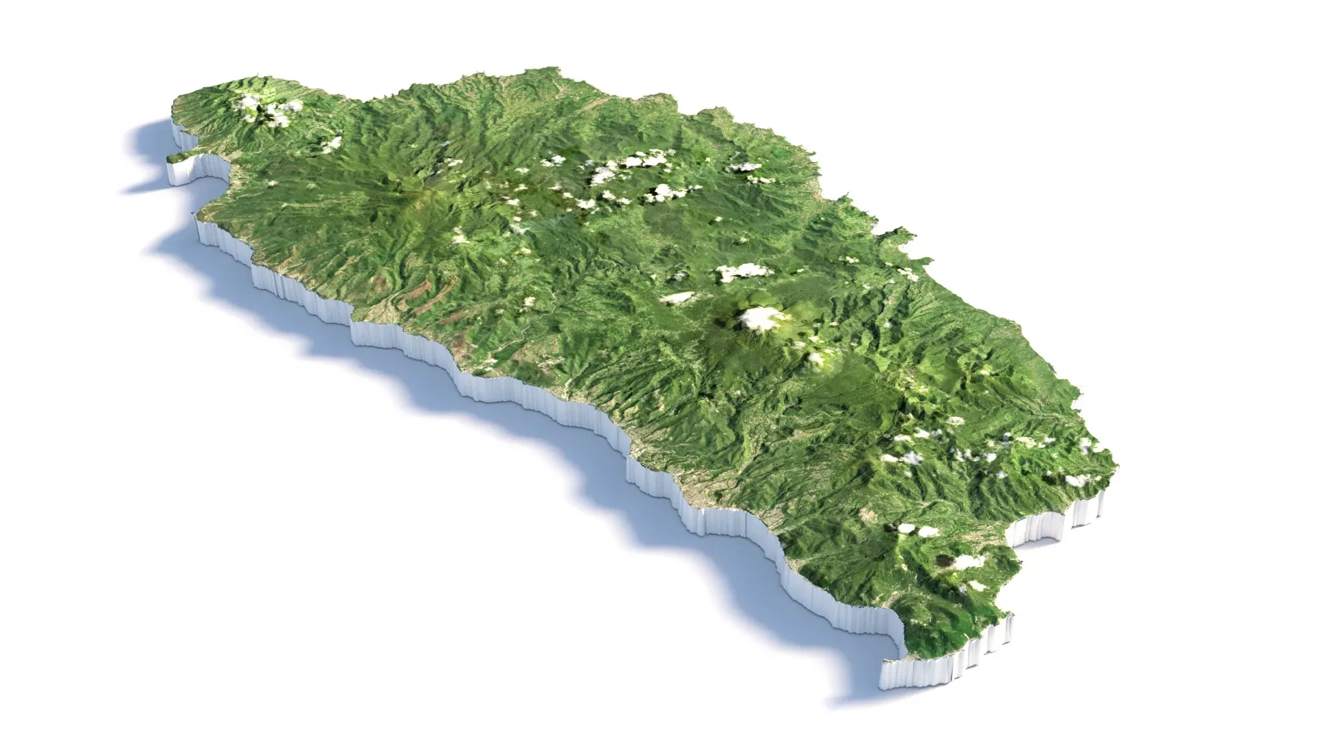 Dominica Terrain Map - FlippedNormals
