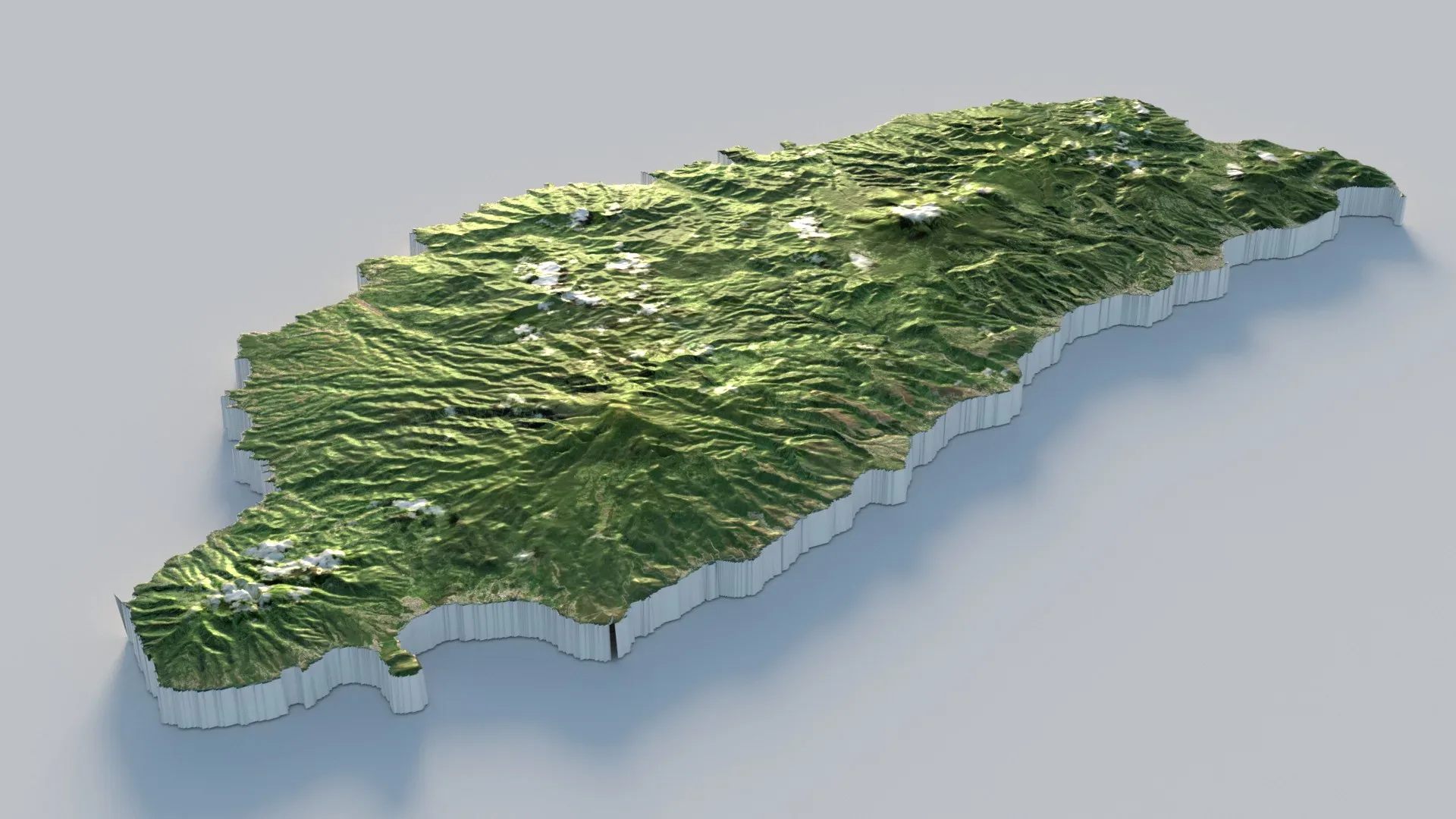 Dominica Terrain Map - FlippedNormals