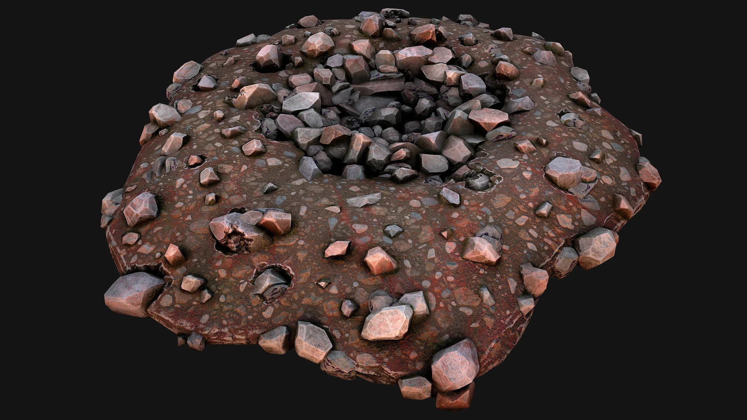 Gemstone Ore Deposits Mine Environment - FlippedNormals