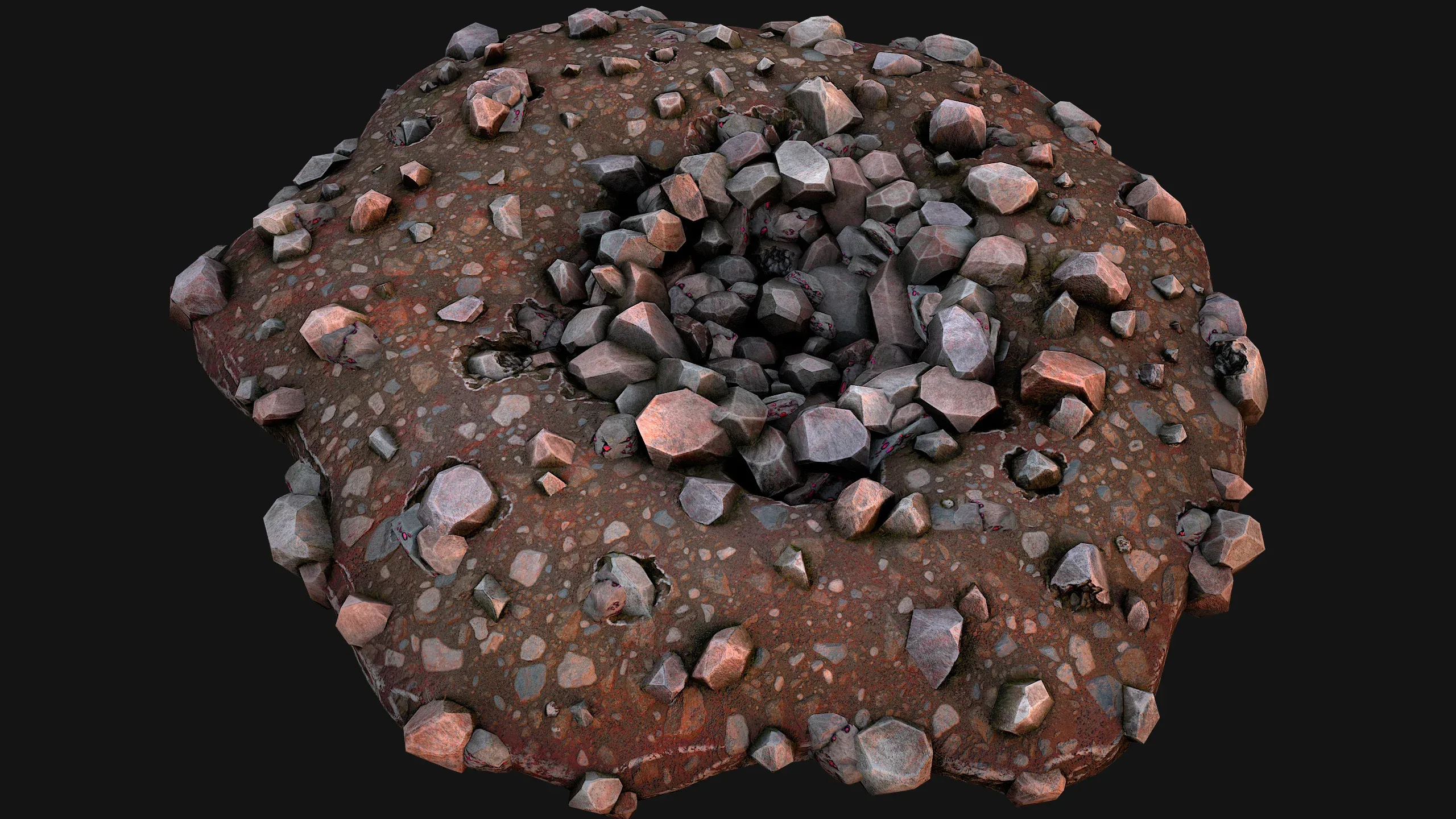 Gemstone Ore Deposits Mine Environment - FlippedNormals