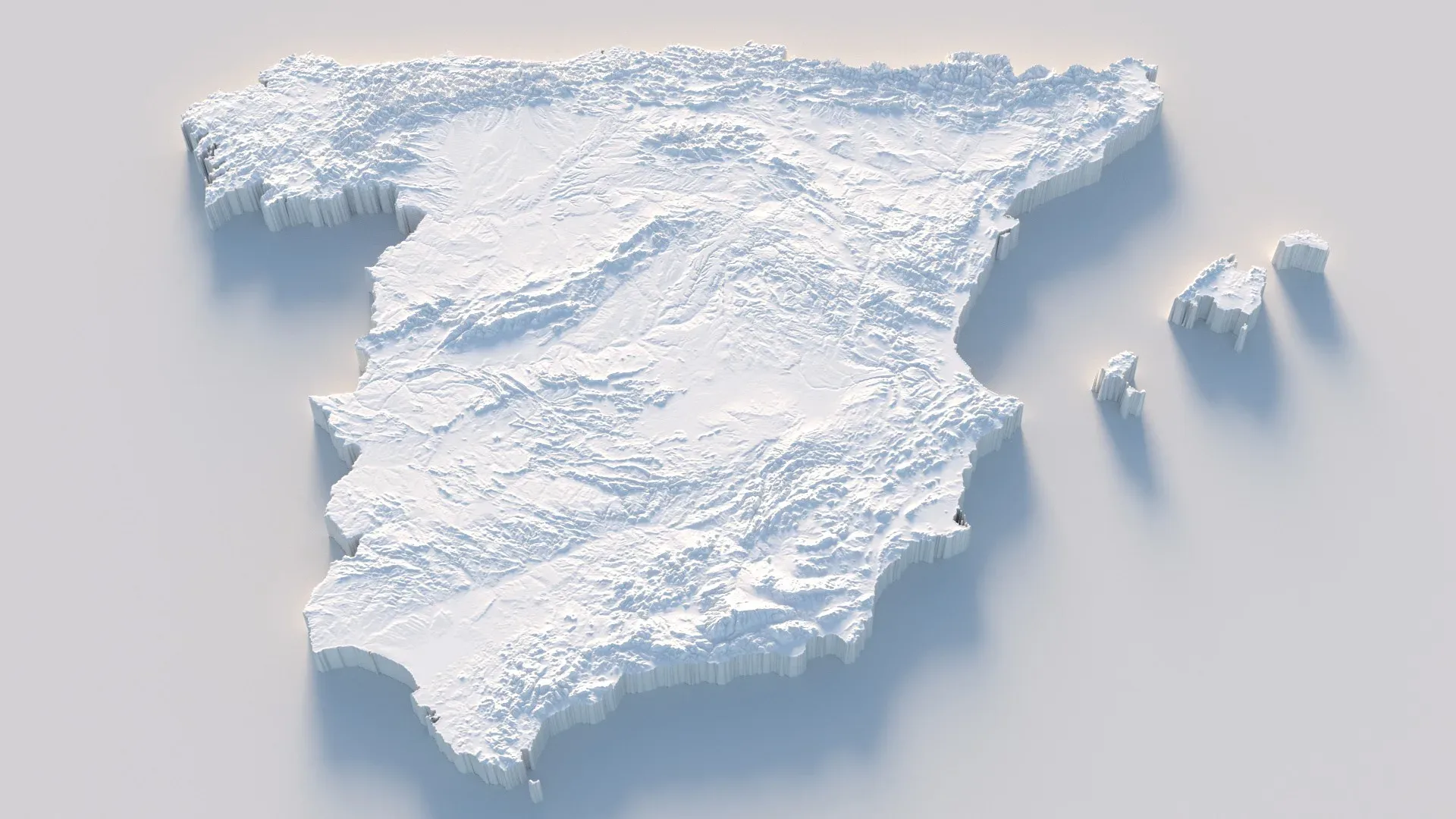 Spain Terrain Map - FlippedNormals