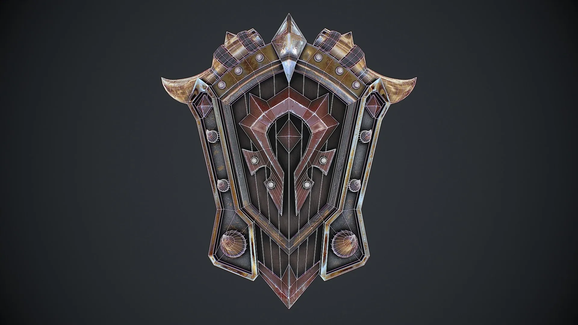 Fantasy shield 5 - FlippedNormals