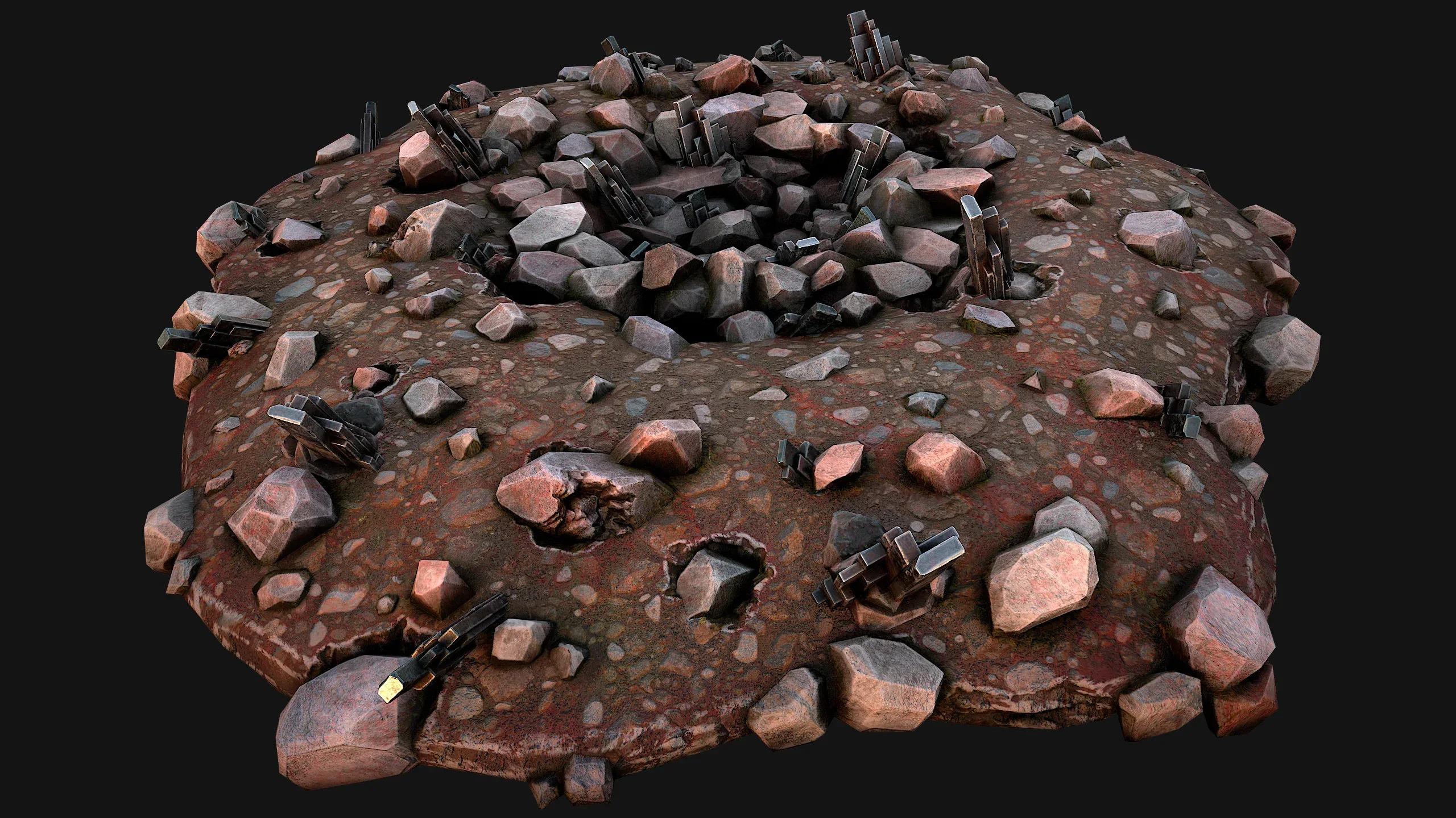 Medieval Mine Silver Ore Deposits - FlippedNormals