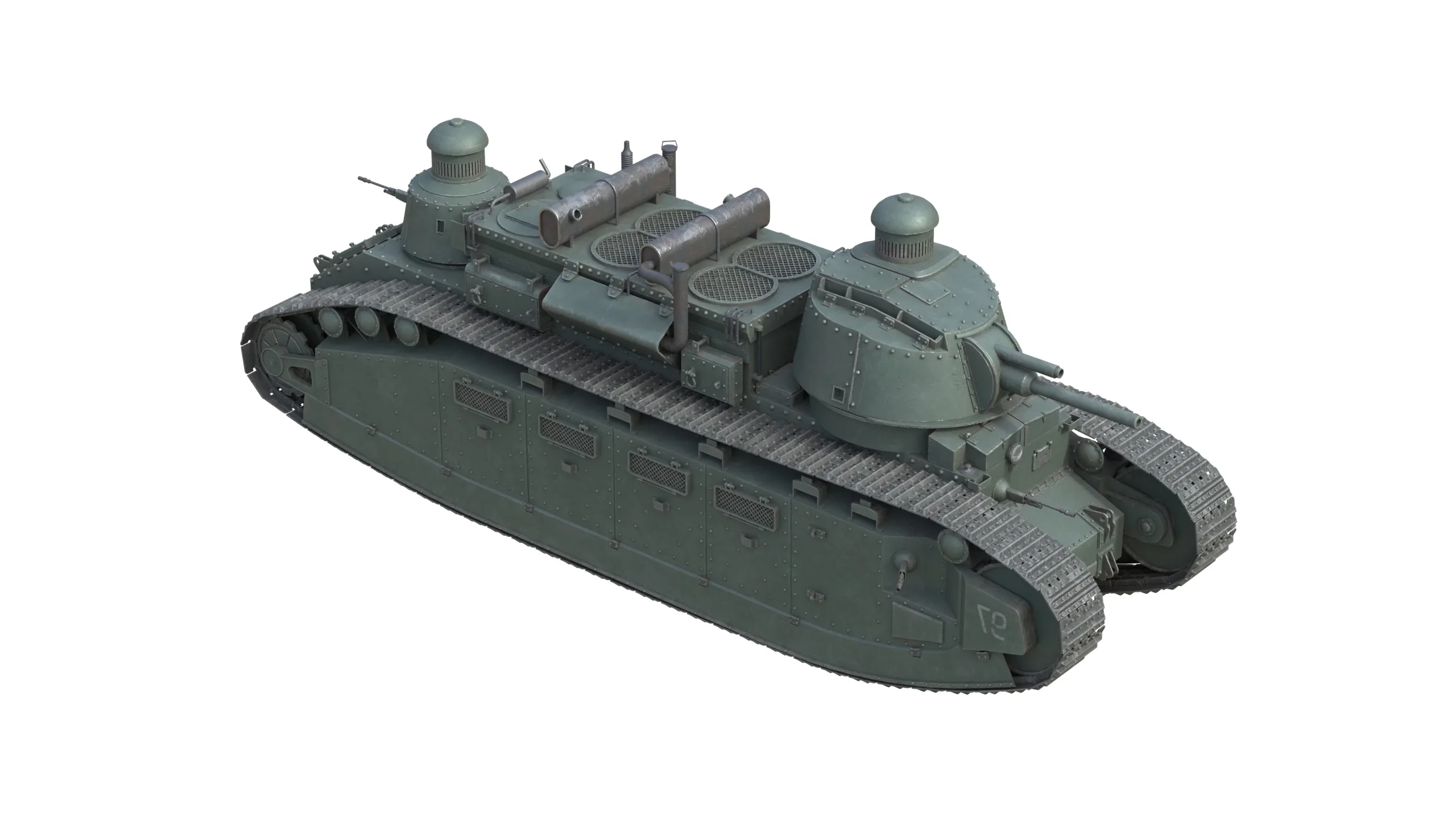 Char 2C Heavy Tank - FlippedNormals
