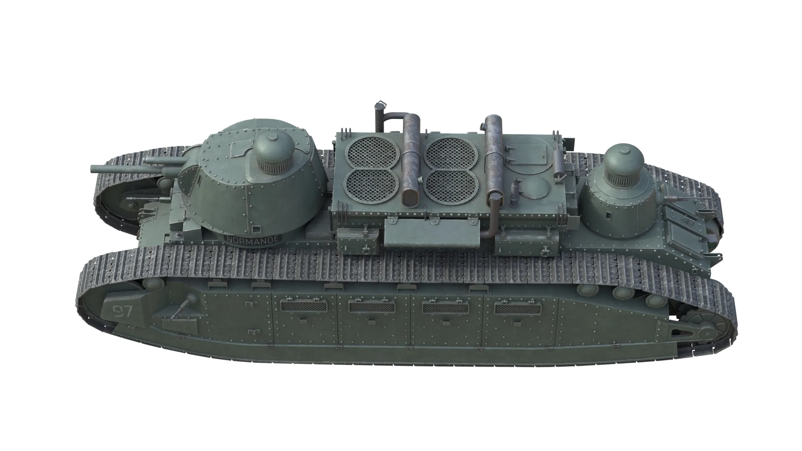 Char 2C Heavy Tank - FlippedNormals