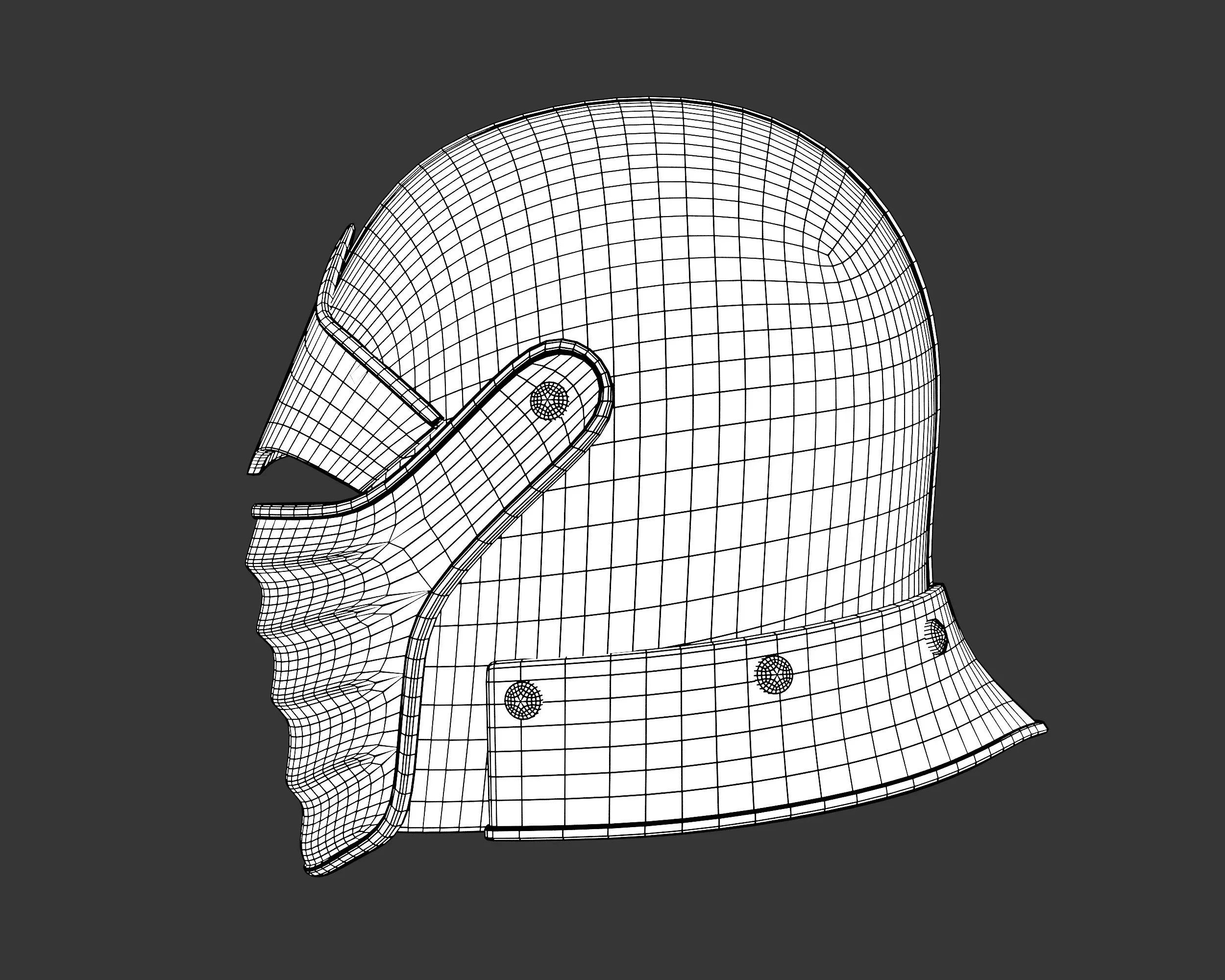 Medieval Noble Armor Helmets - FlippedNormals