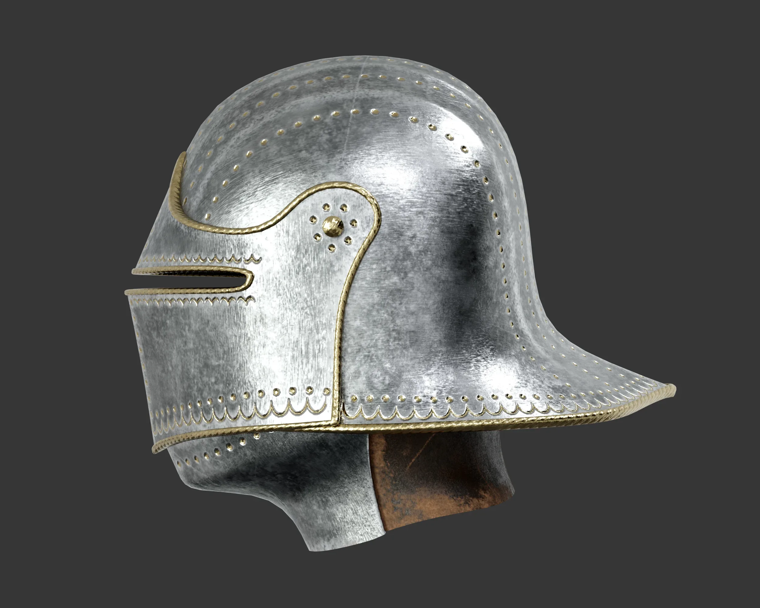 Medieval Noble Armor Helmets - FlippedNormals