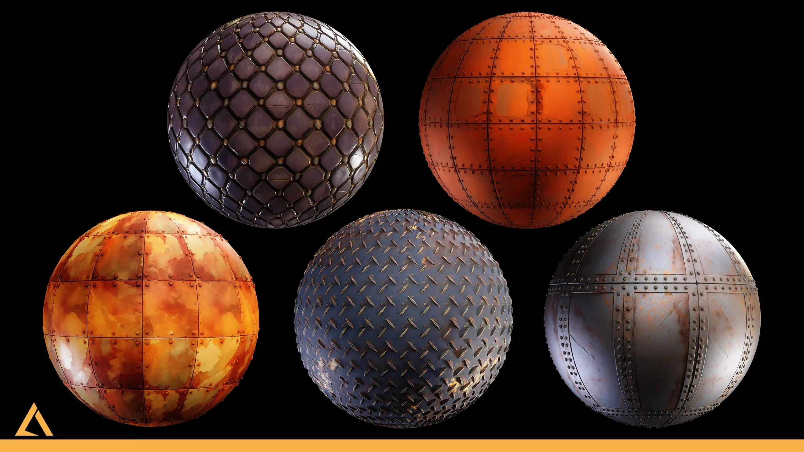 35 Stylized Base Materials (SBSAR - FlippedNormals
