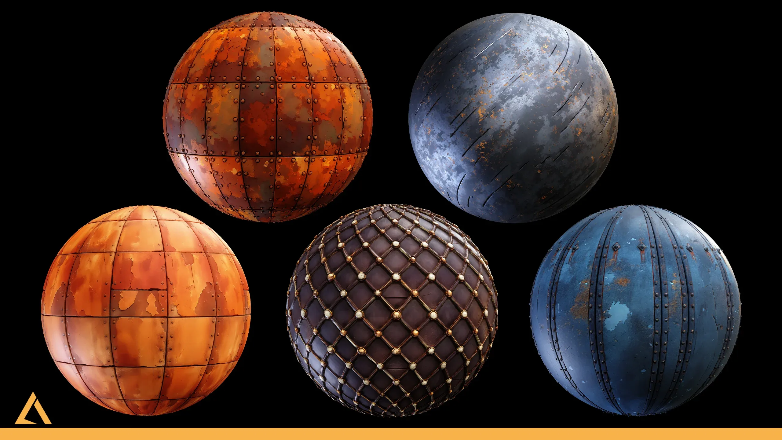 35 Stylized Base Materials (SBSAR - FlippedNormals
