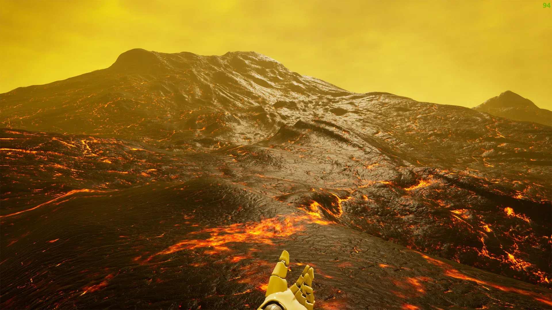 Venus (Hell) Procedural Landscape - FlippedNormals