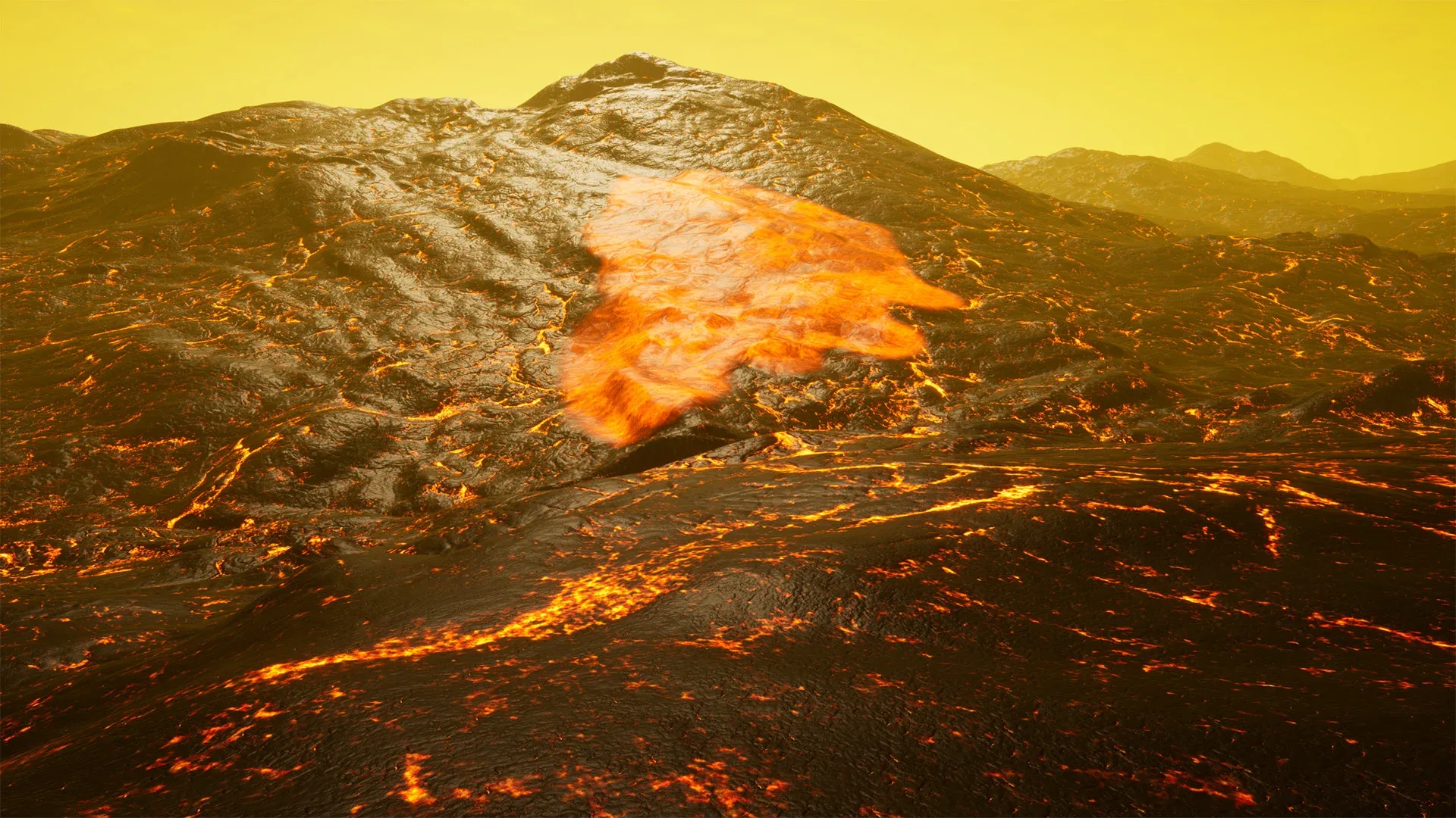 Venus (Hell) Procedural Landscape - FlippedNormals