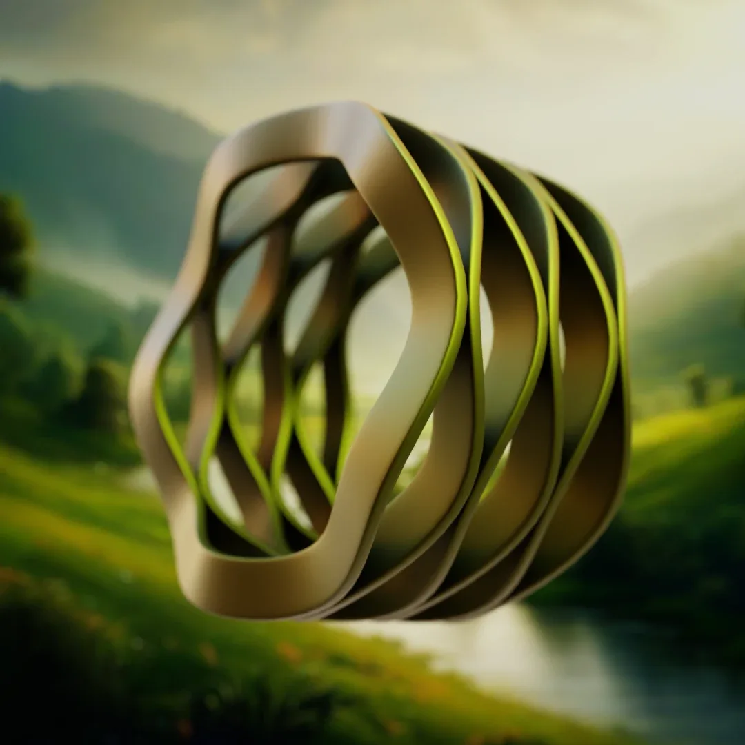 Unique Pattern Jewelry Ring Design - FlippedNormals