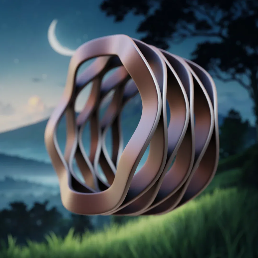 Unique Pattern Jewelry Ring Design - FlippedNormals