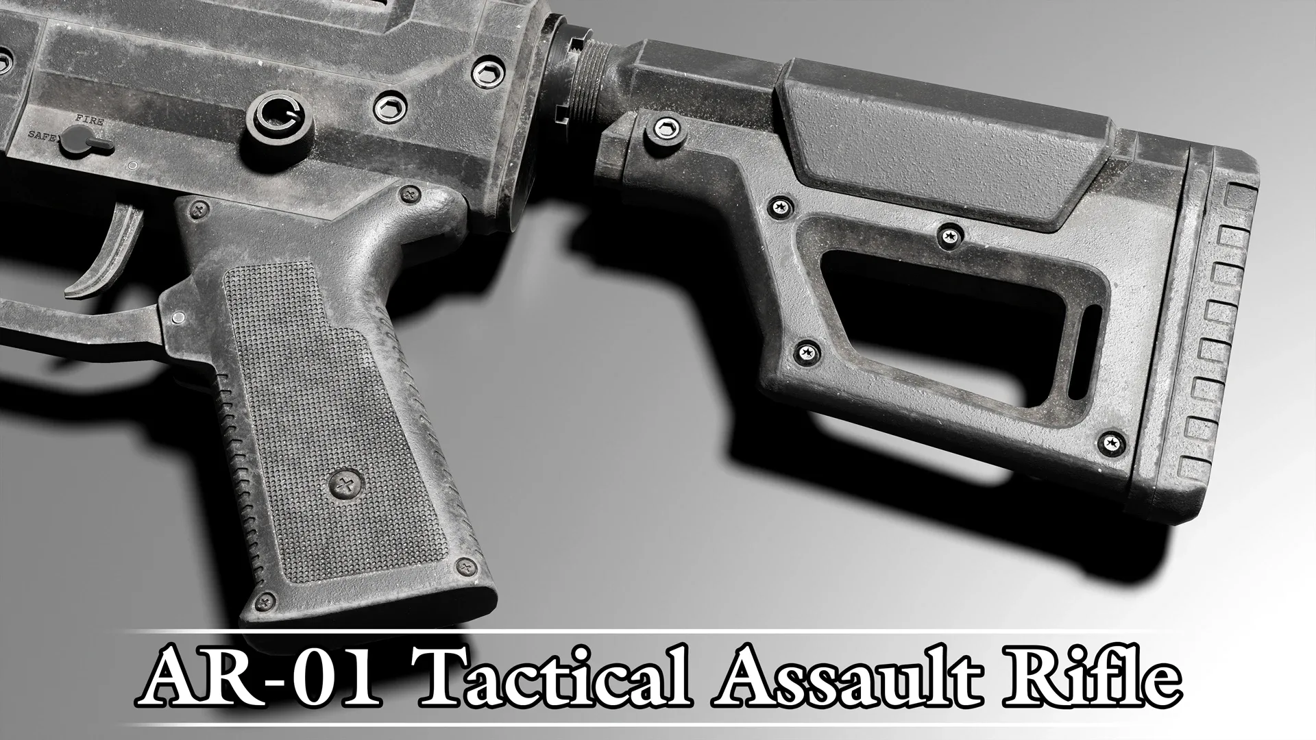 AR-01 Tactical Assault Rifle Game - FlippedNormals