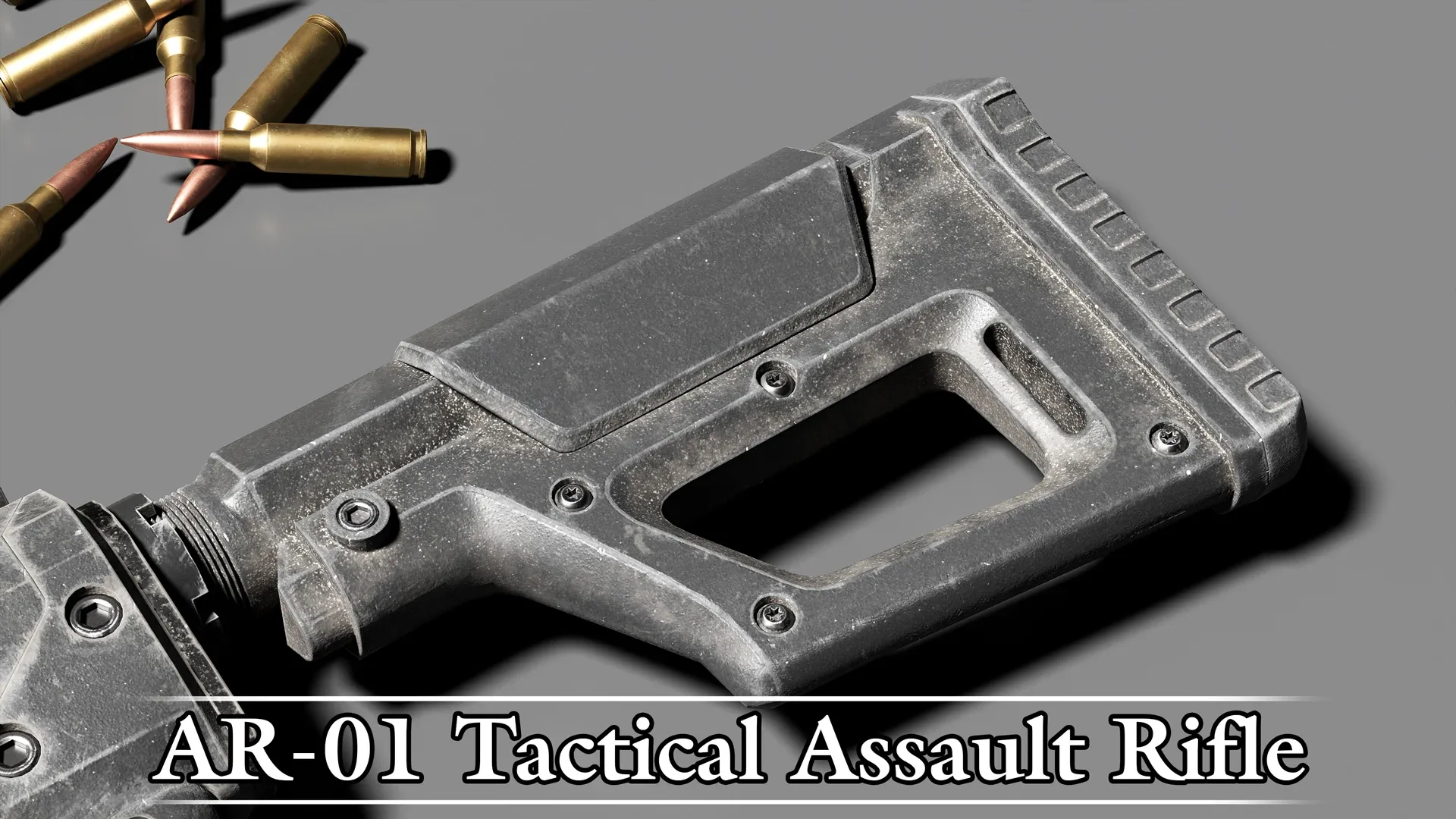 AR-01 Tactical Assault Rifle Game - FlippedNormals