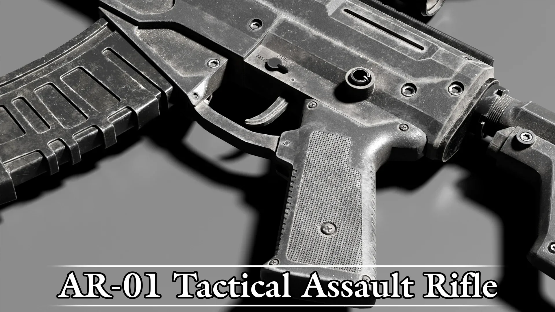 AR-01 Tactical Assault Rifle Game - FlippedNormals