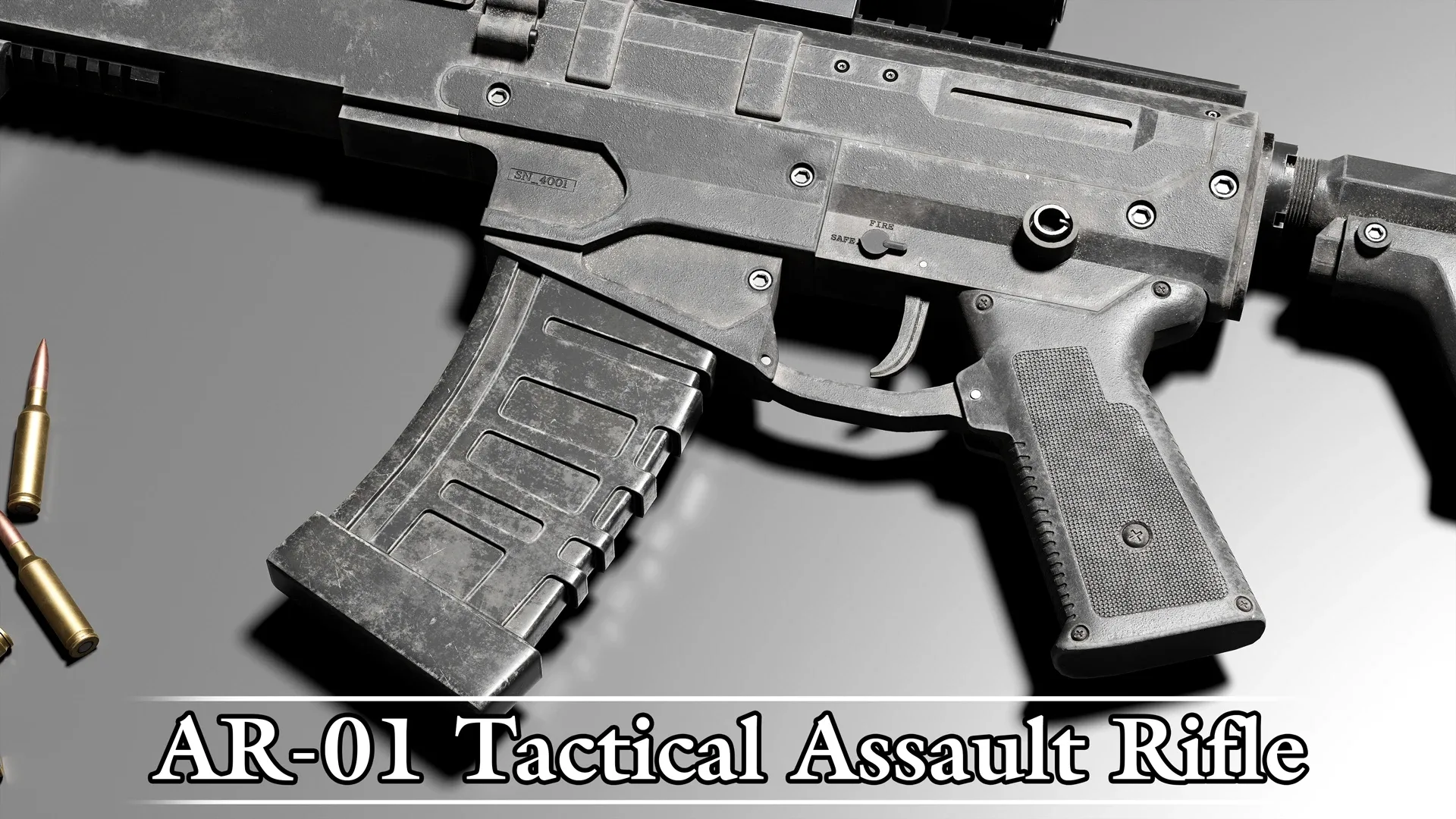 AR-01 Tactical Assault Rifle Game - FlippedNormals
