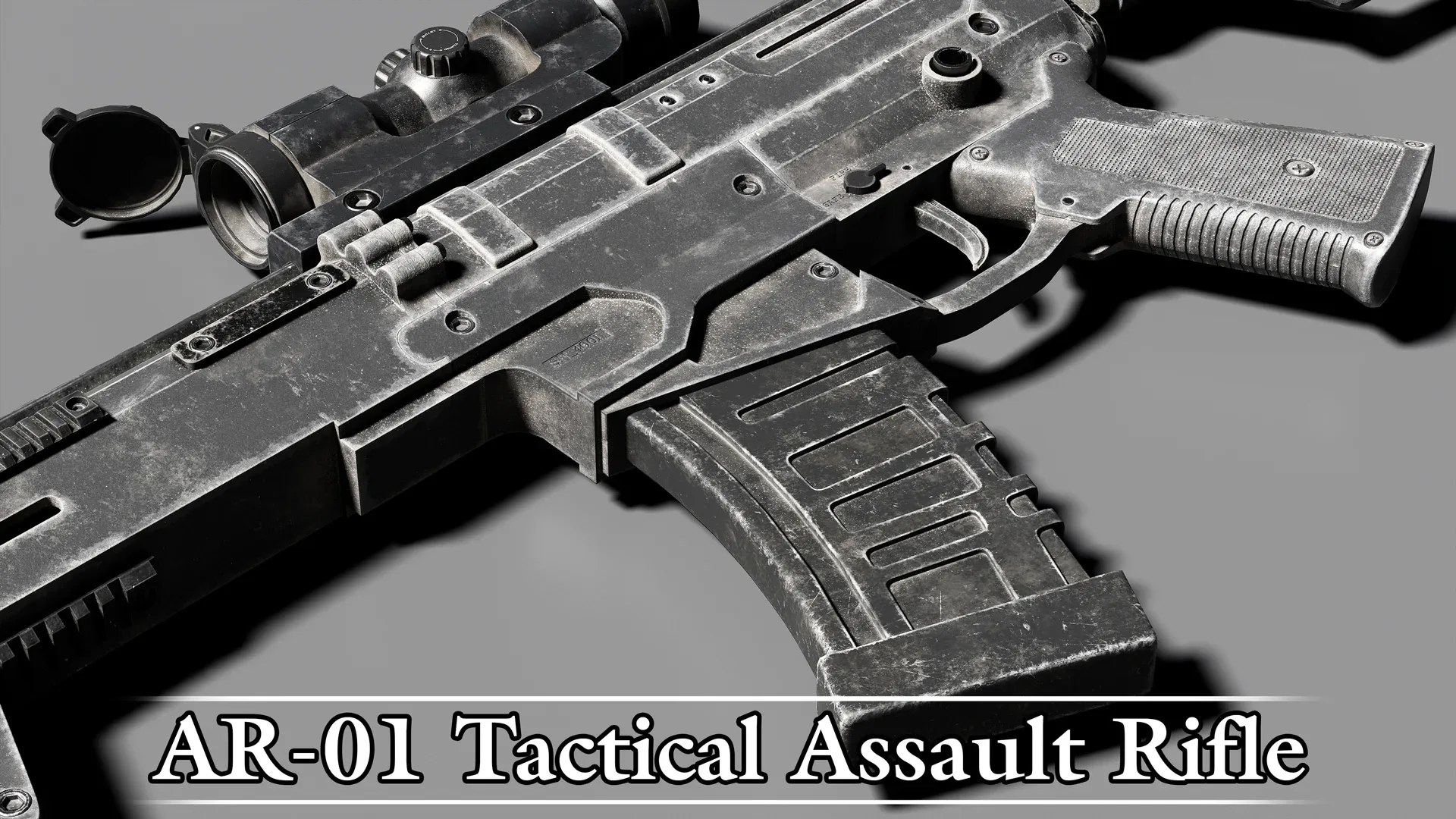 AR-01 Tactical Assault Rifle Game - FlippedNormals