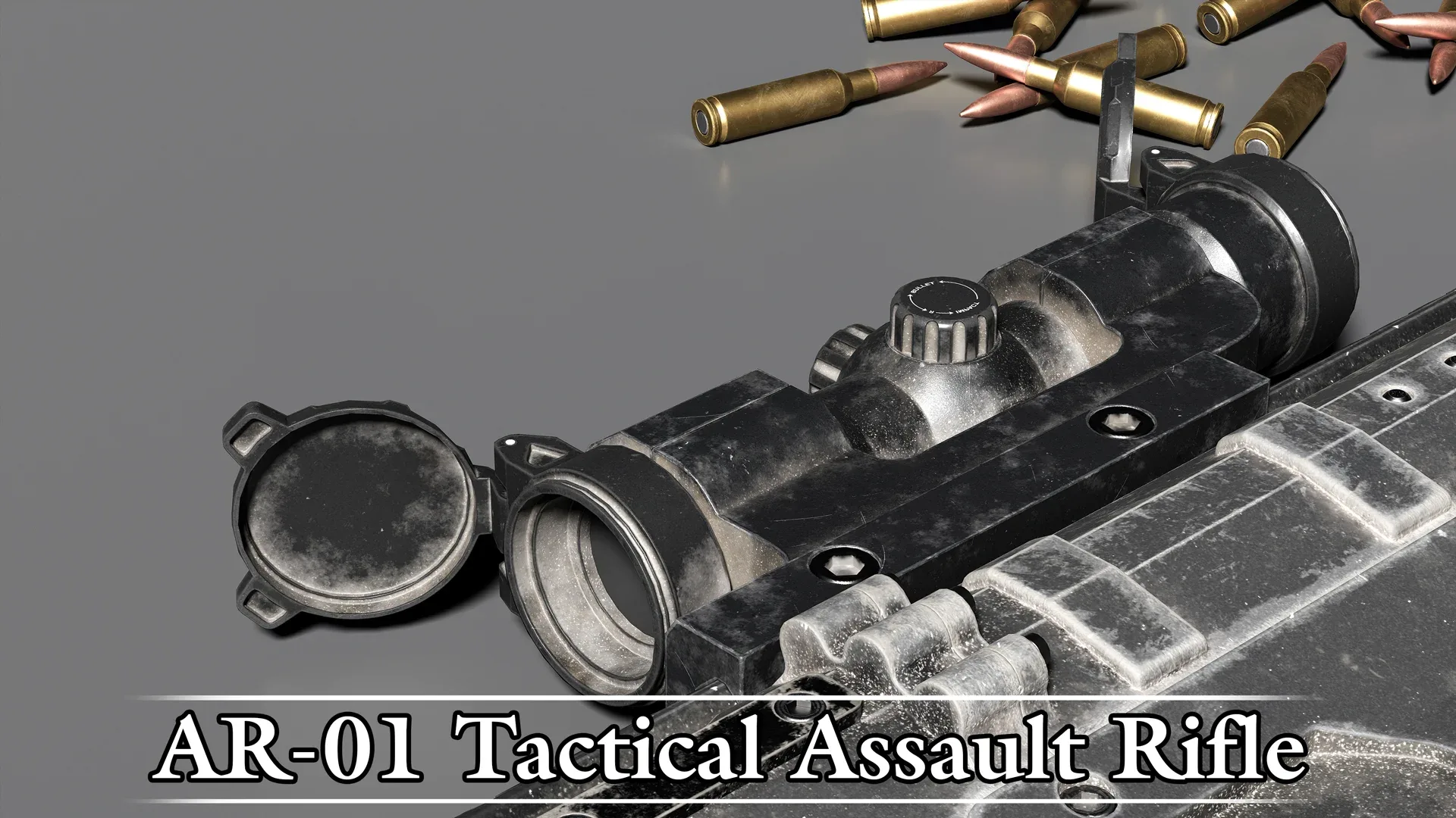 AR-01 Tactical Assault Rifle Game - FlippedNormals