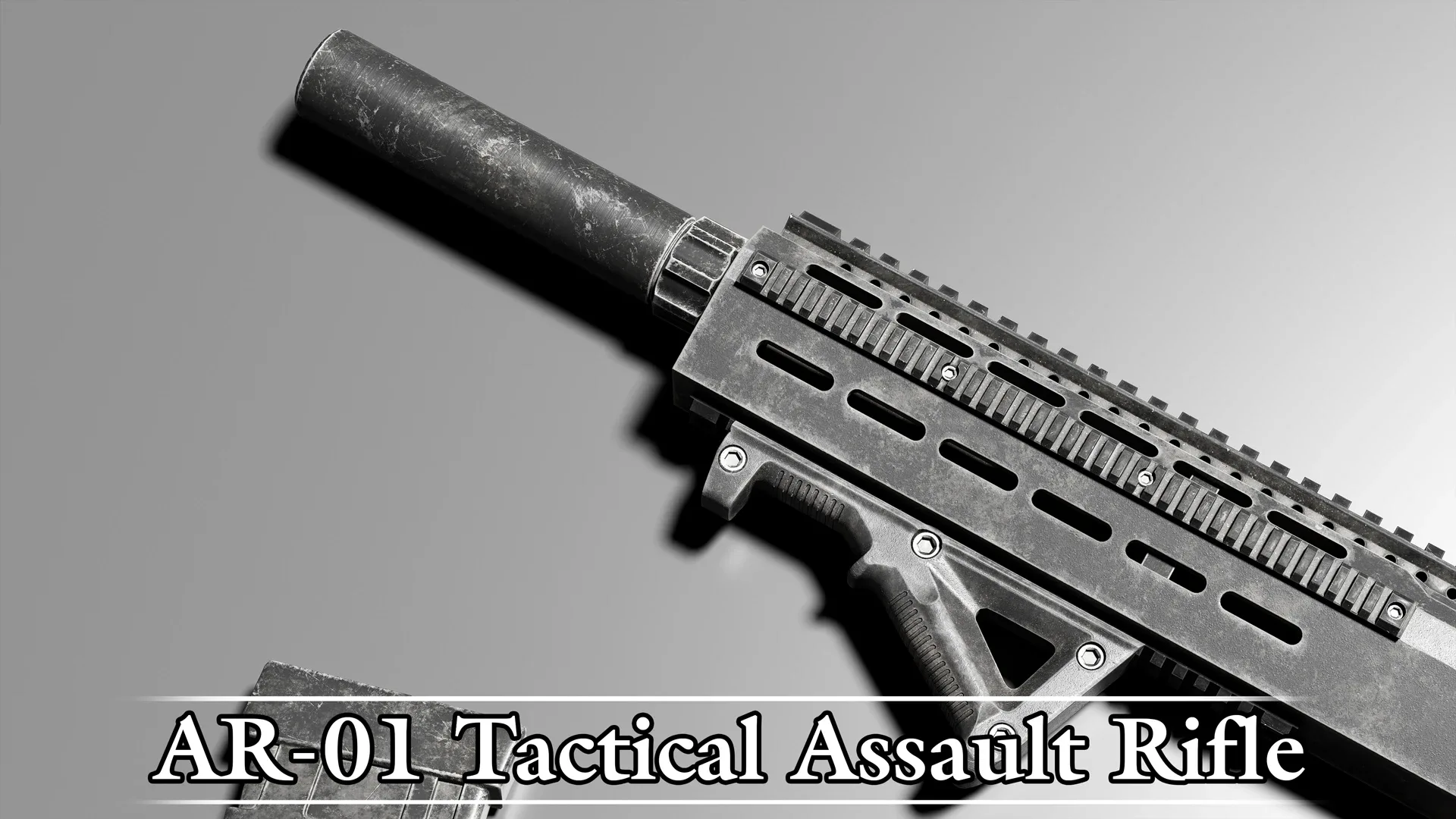 AR-01 Tactical Assault Rifle Game - FlippedNormals