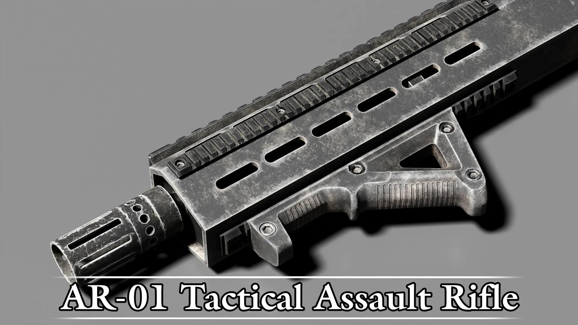 AR-01 Tactical Assault Rifle Game - FlippedNormals