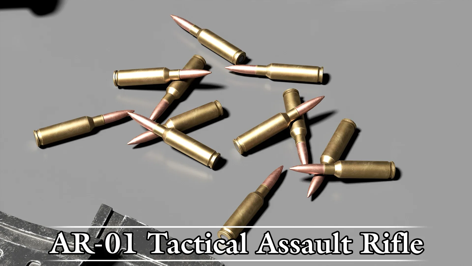 AR-01 Tactical Assault Rifle Game - FlippedNormals